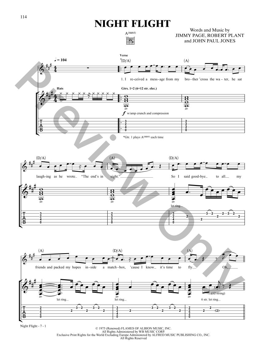 Night Flight | J.W. Pepper