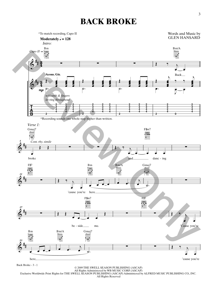 Back Broke | J.W. Pepper