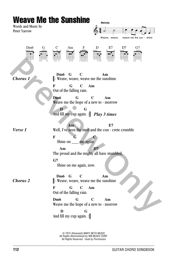 Weave Me The Sunshine | J.W. Pepper