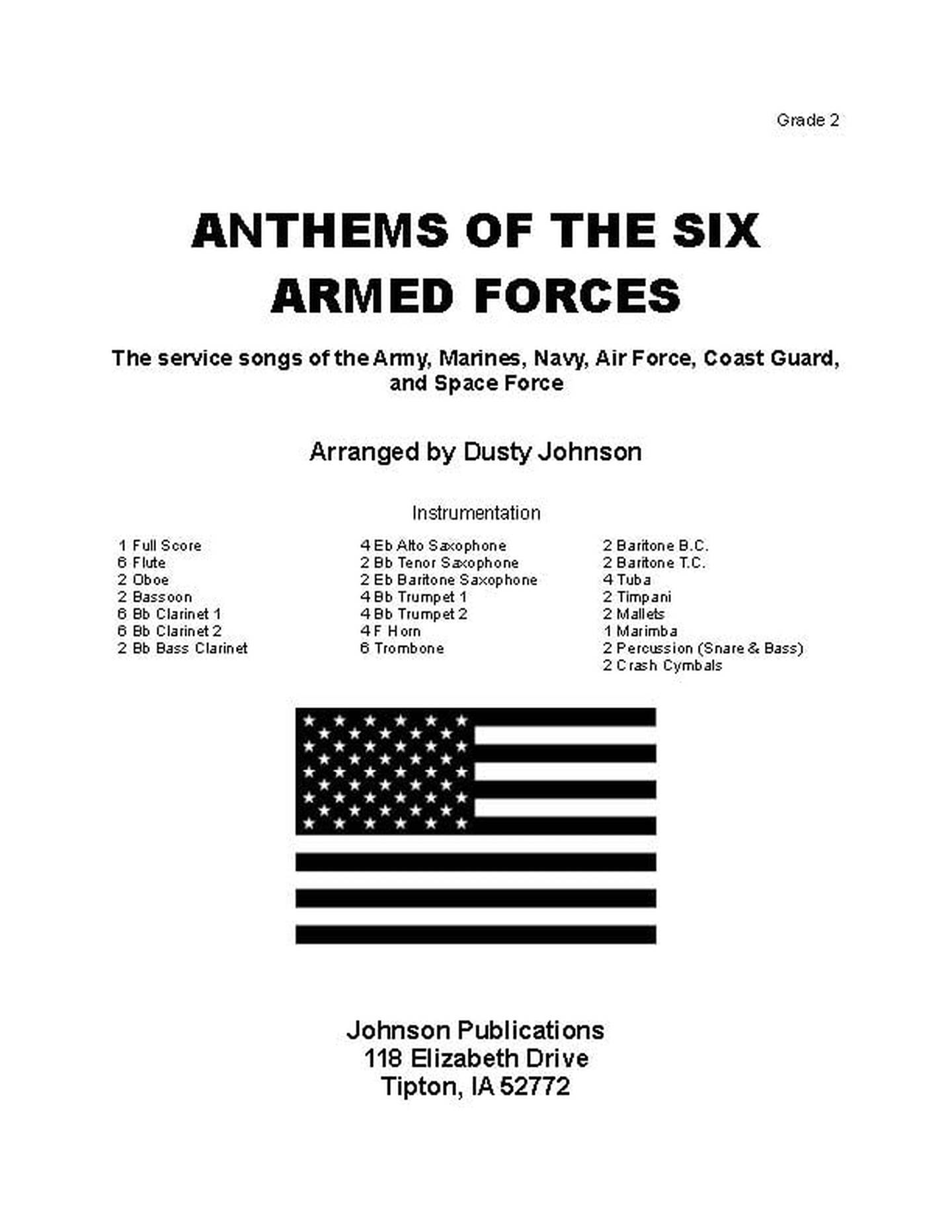 Anthems of the Six Armed Forces Concert Band Sheet Music | J.W. Pepper