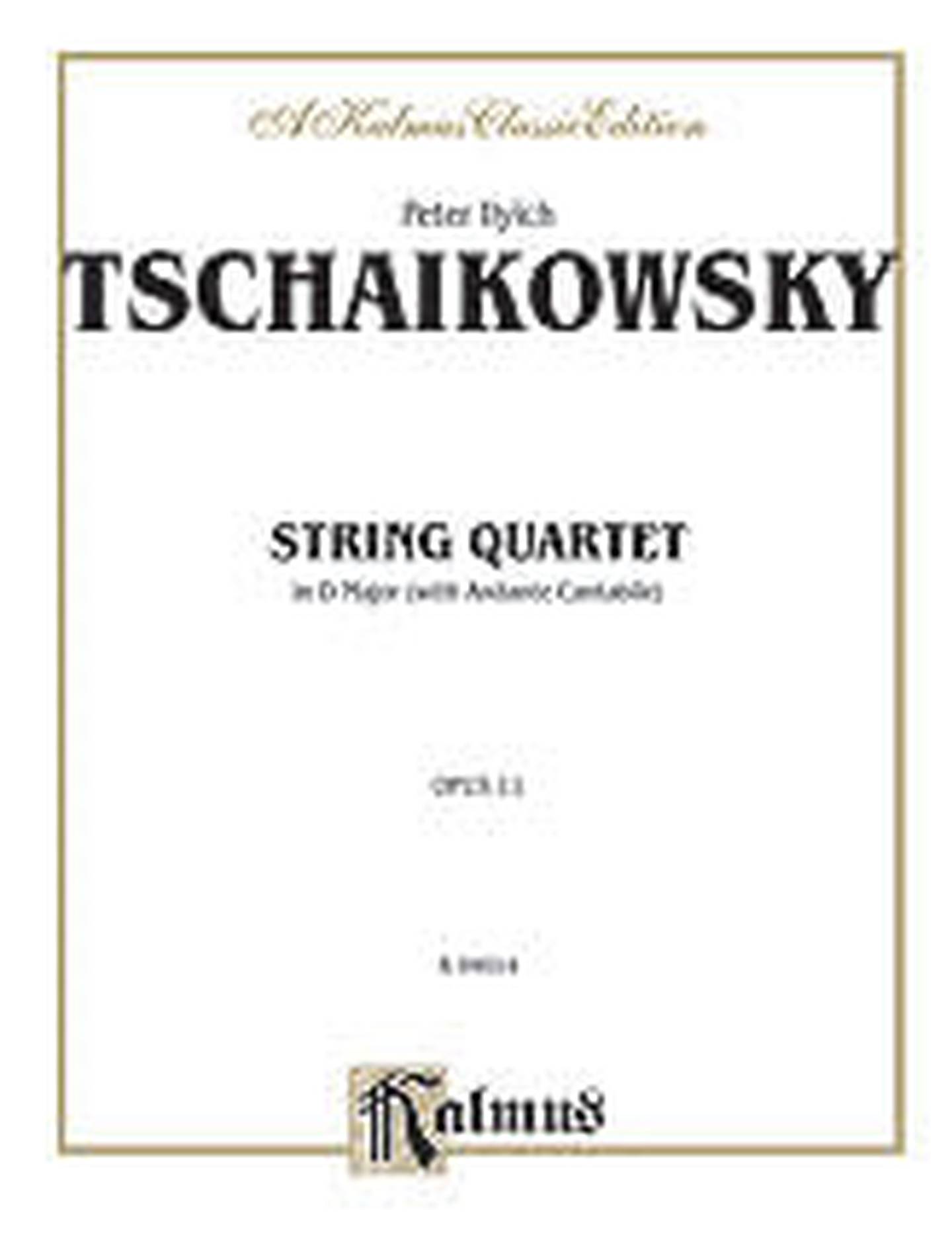 String Quartet in D Major Op. 11 Sheet Music | J.W. Pepper