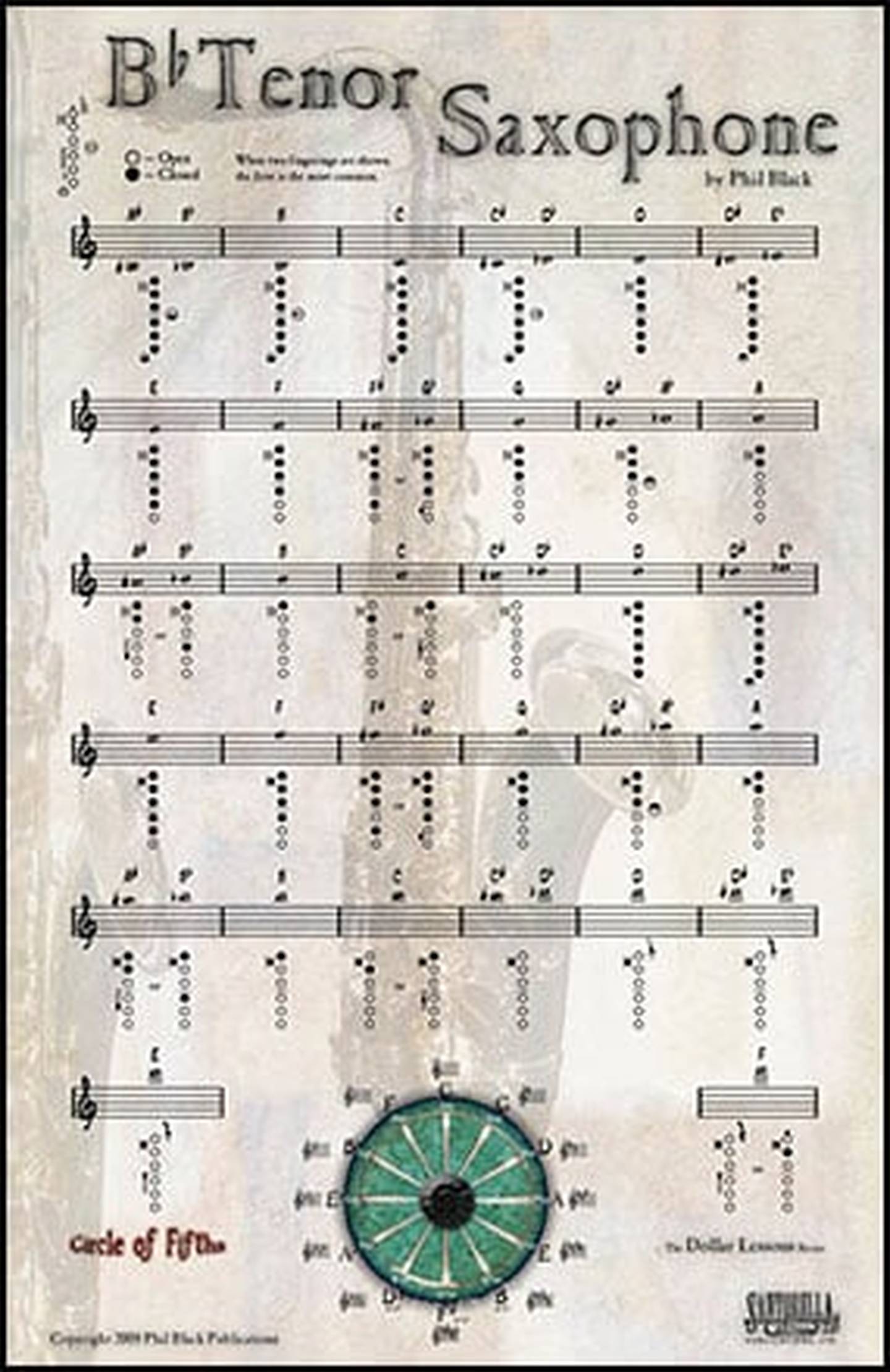 Instrumental Posters Series - Tenor Sax | J.W. Pepper