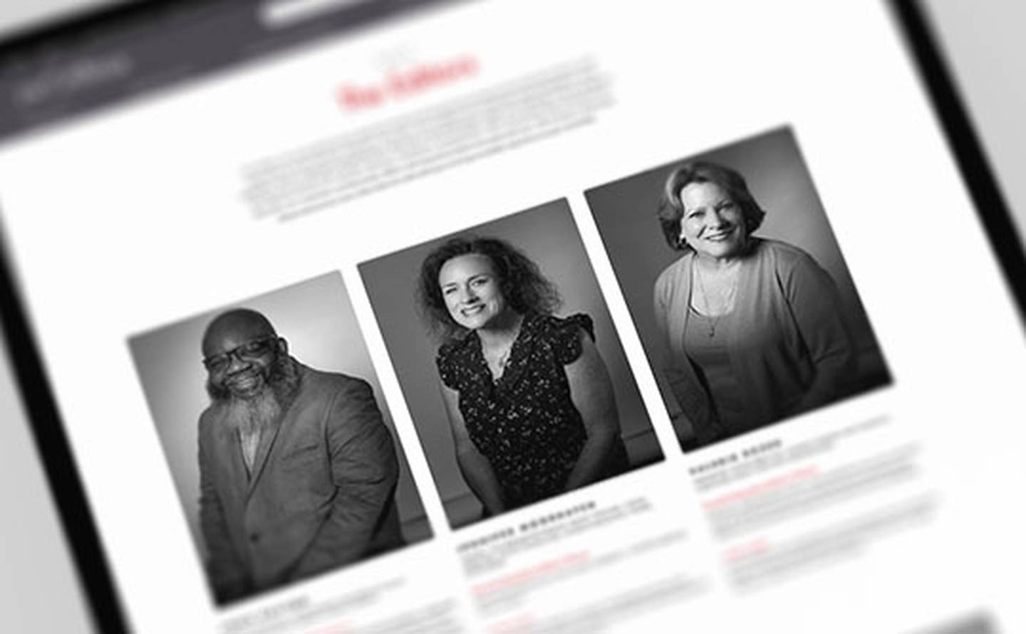 Three J.W. Pepper editors.