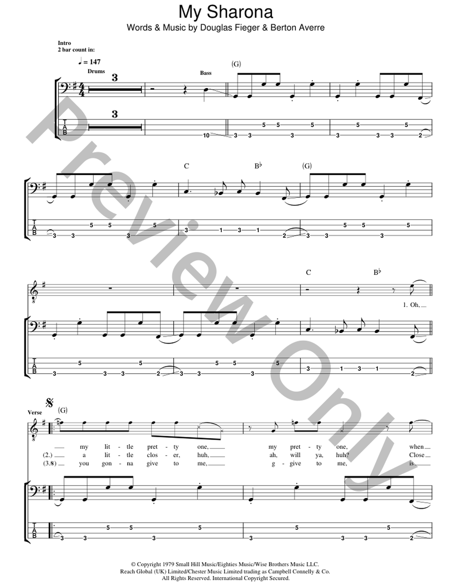 My Sharona | J.W. Pepper