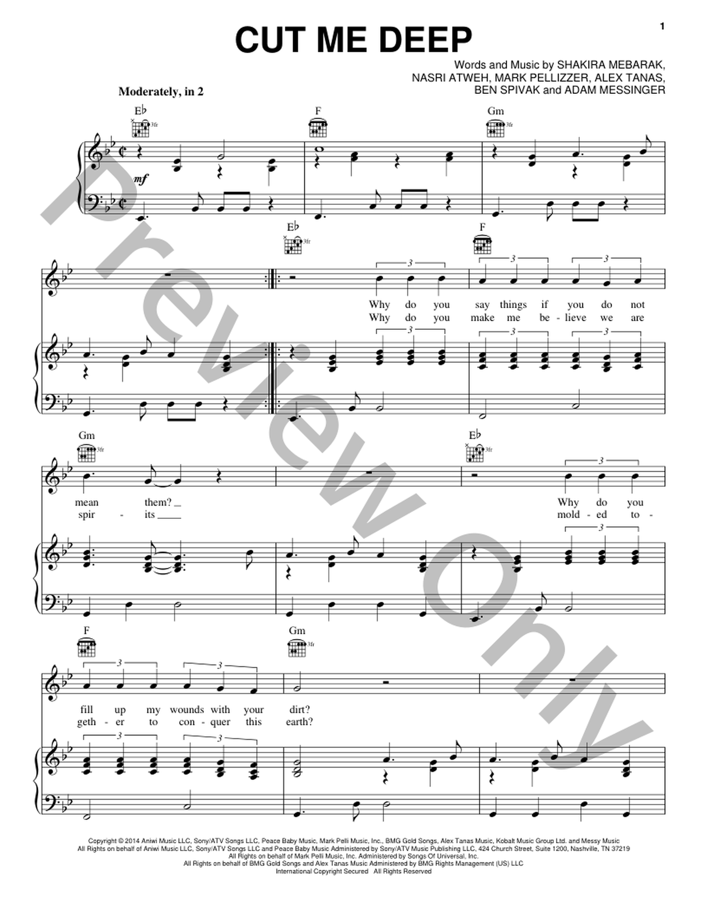 Cut Me Deep | J.W. Pepper