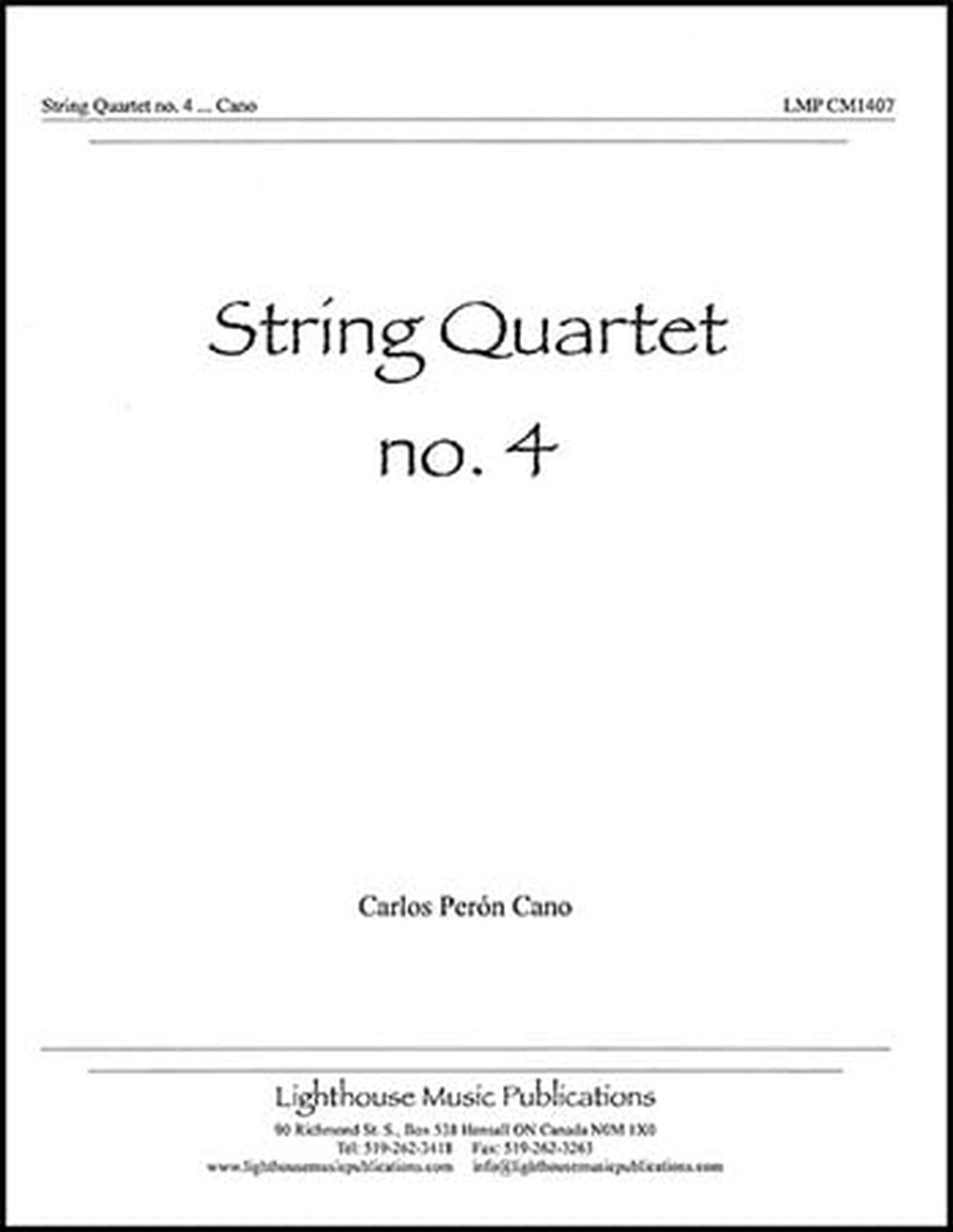 String Quartet #4 | J.W. Pepper