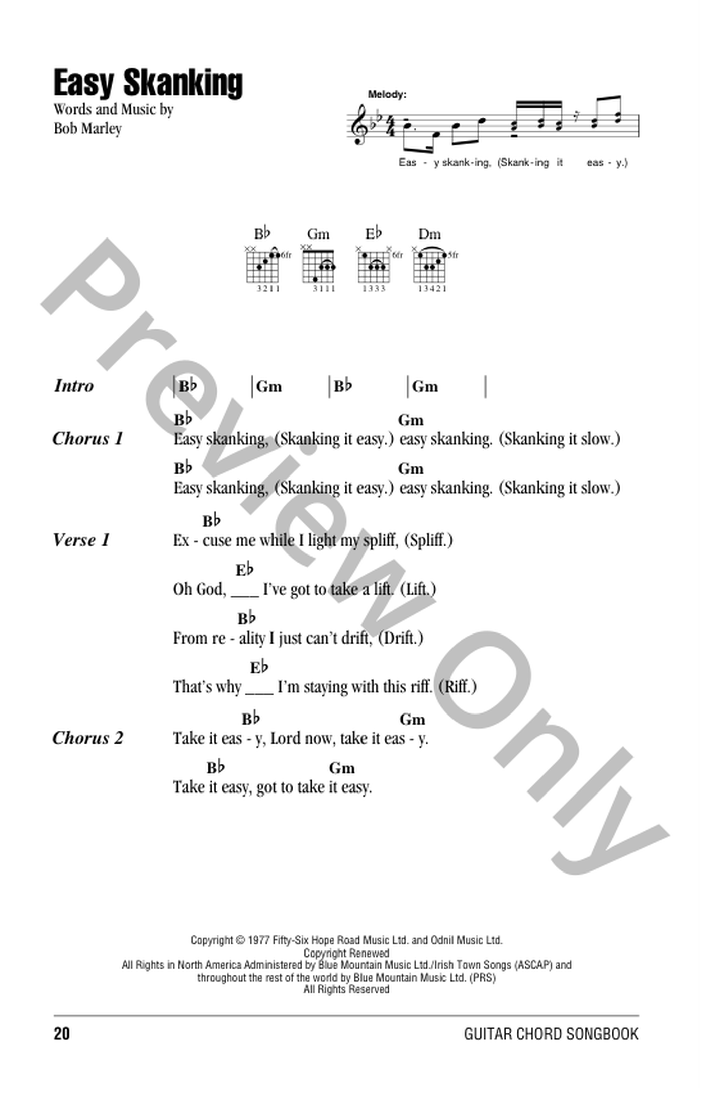 Easy Skanking | J.W. Pepper