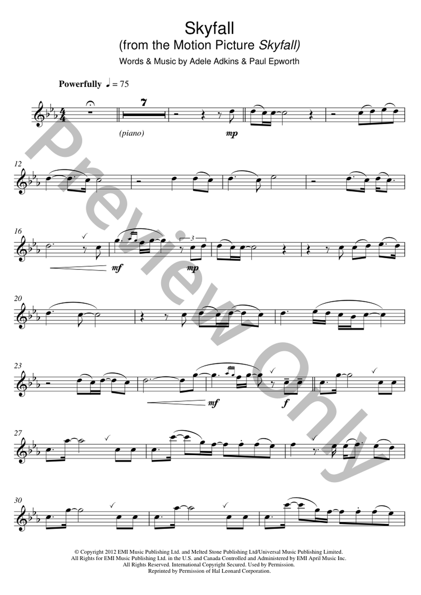 Skyfall | J.W. Pepper