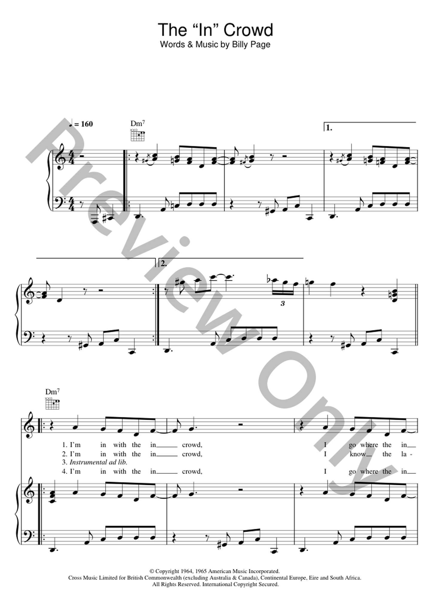 The In Crowd | J.W. Pepper