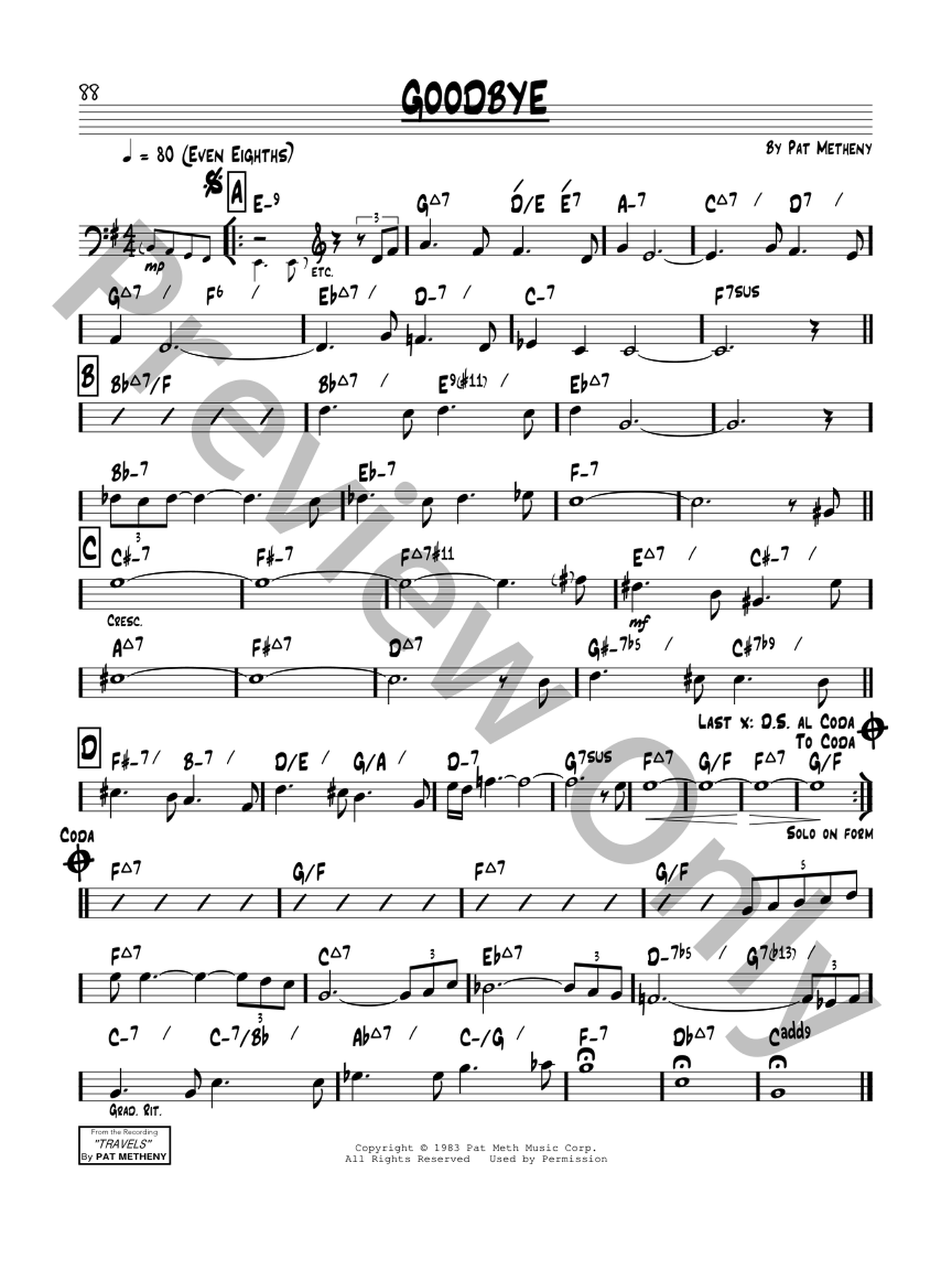 Goodbye | J.W. Pepper