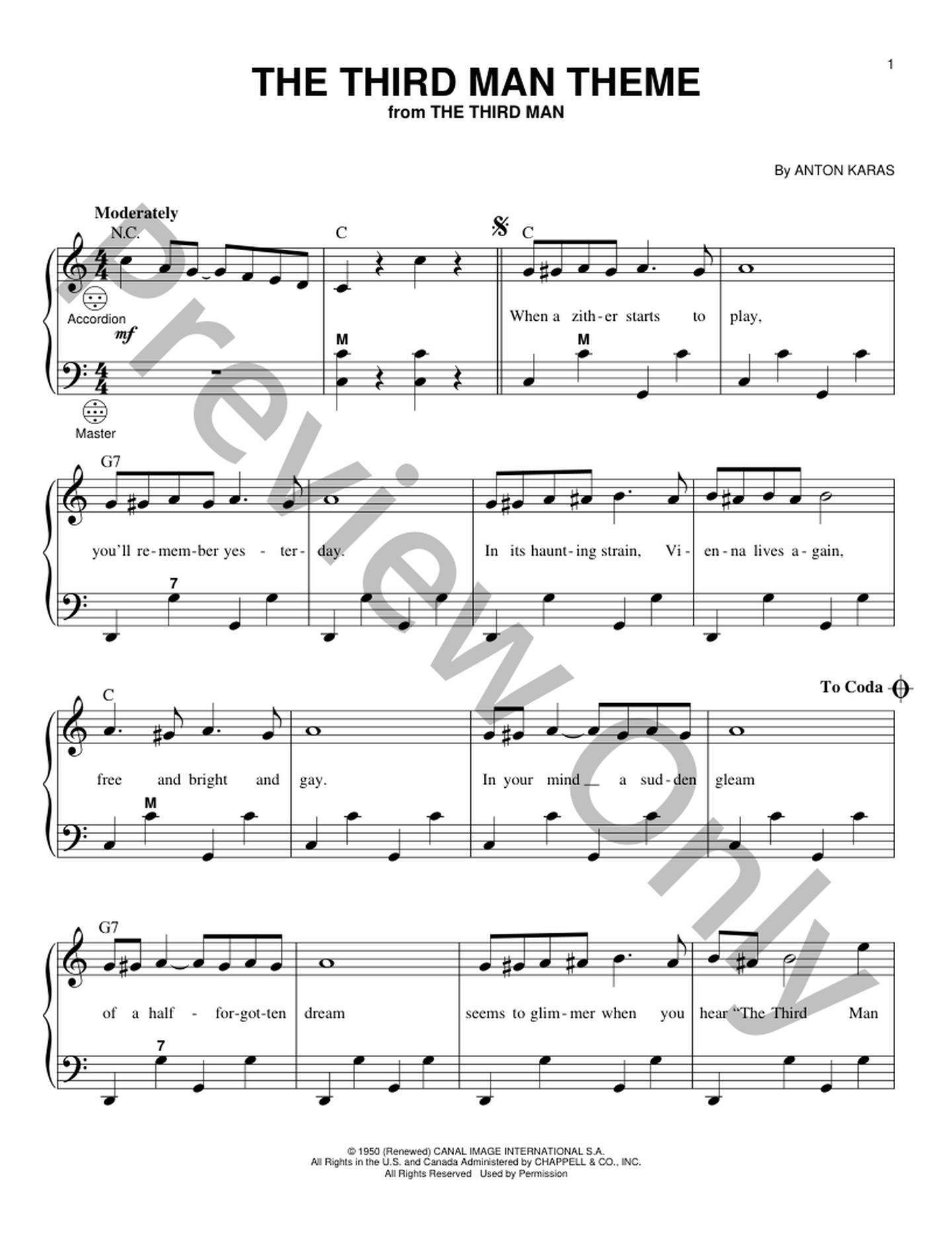 The Third Man Theme | J.W. Pepper