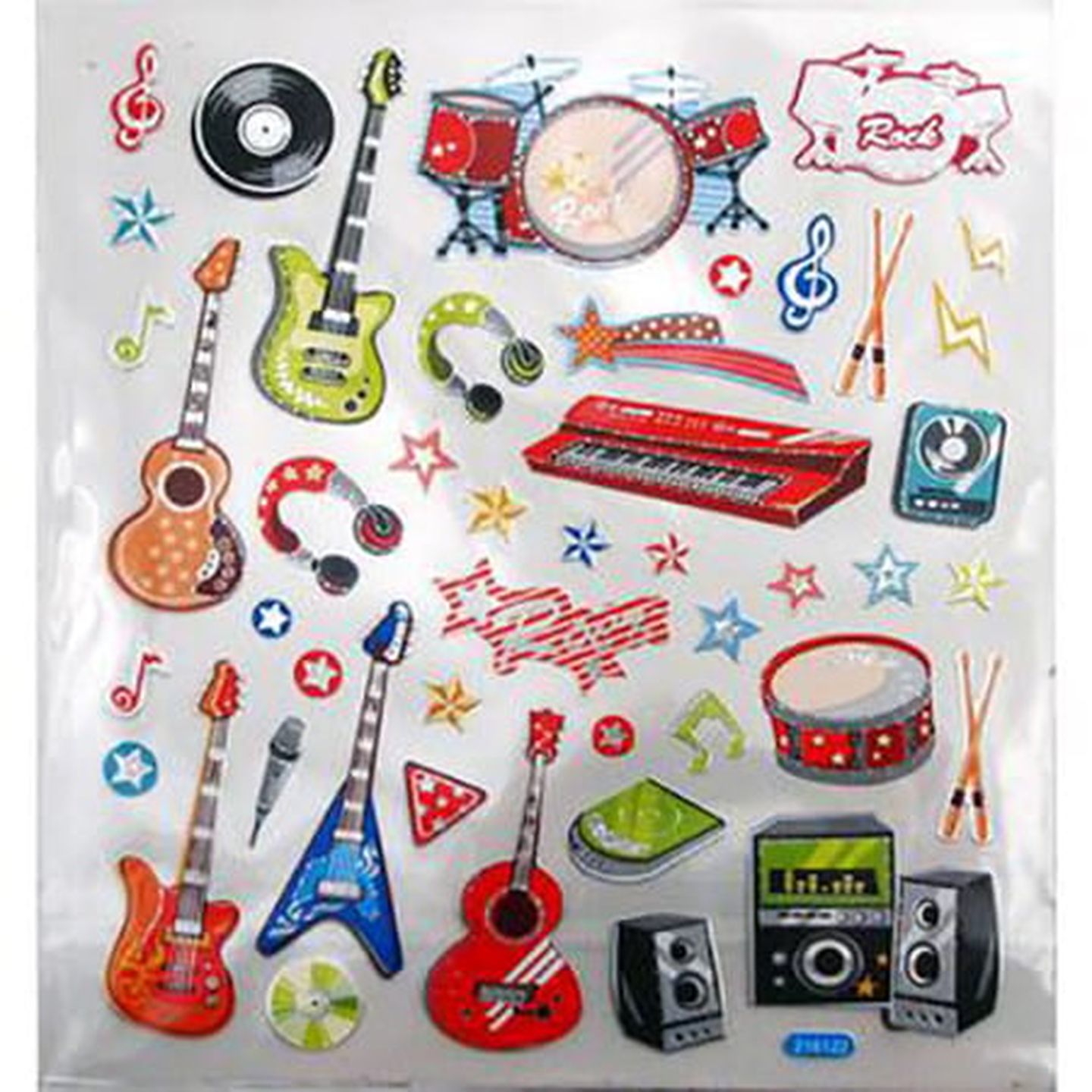 Music-Themed Stickers - Music Notes and Staff | J.W. Pepper