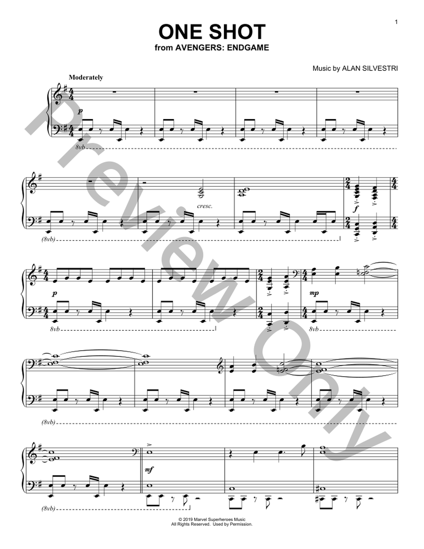 One Shot | J.W. Pepper