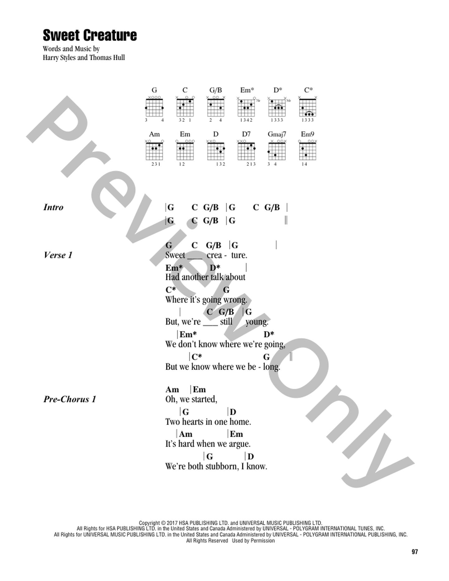 Sweet Creature | J.W. Pepper
