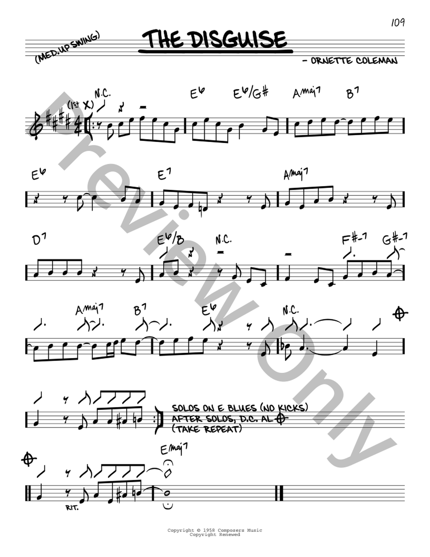 The Disguise | J.W. Pepper