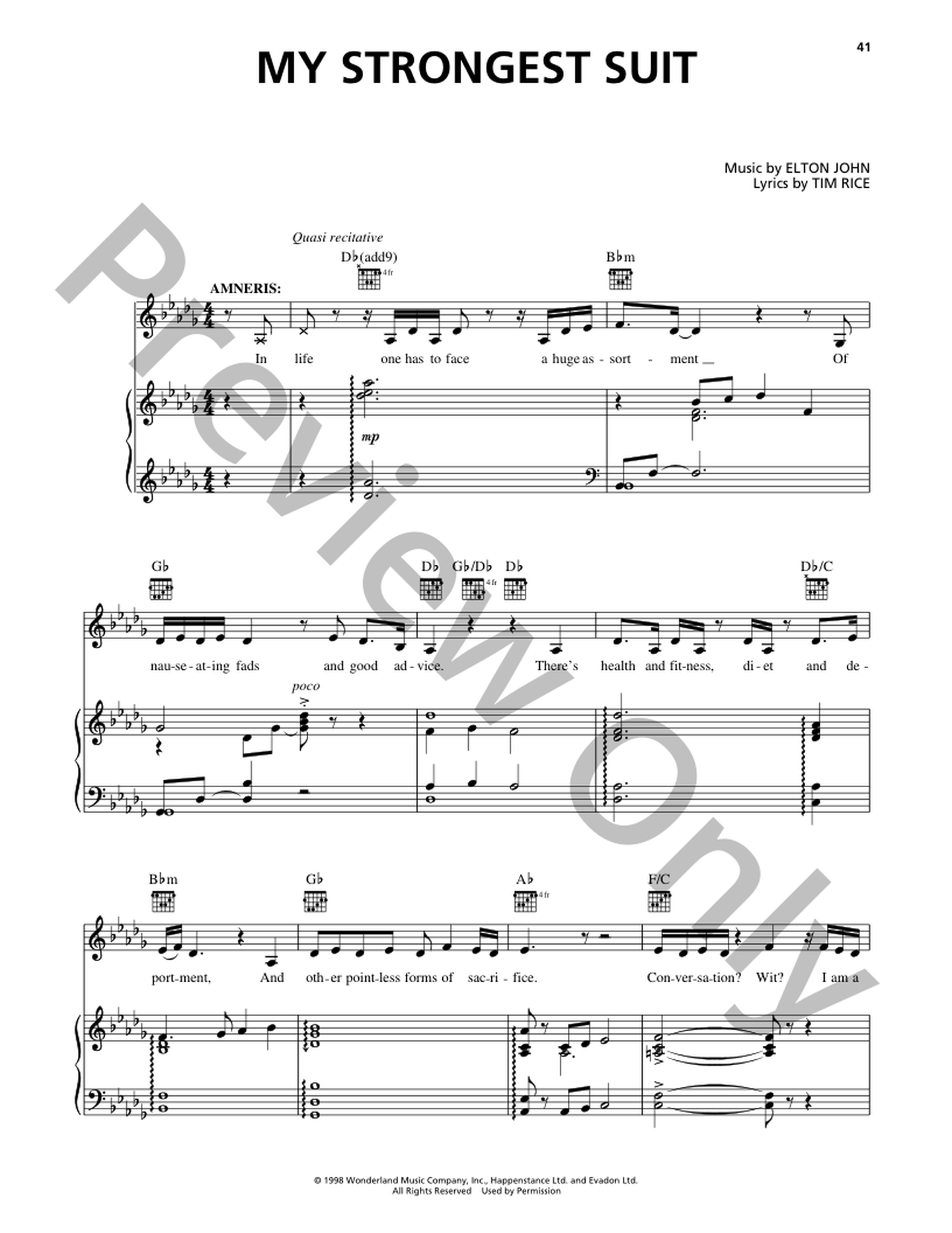 My Strongest Suit | J.W. Pepper