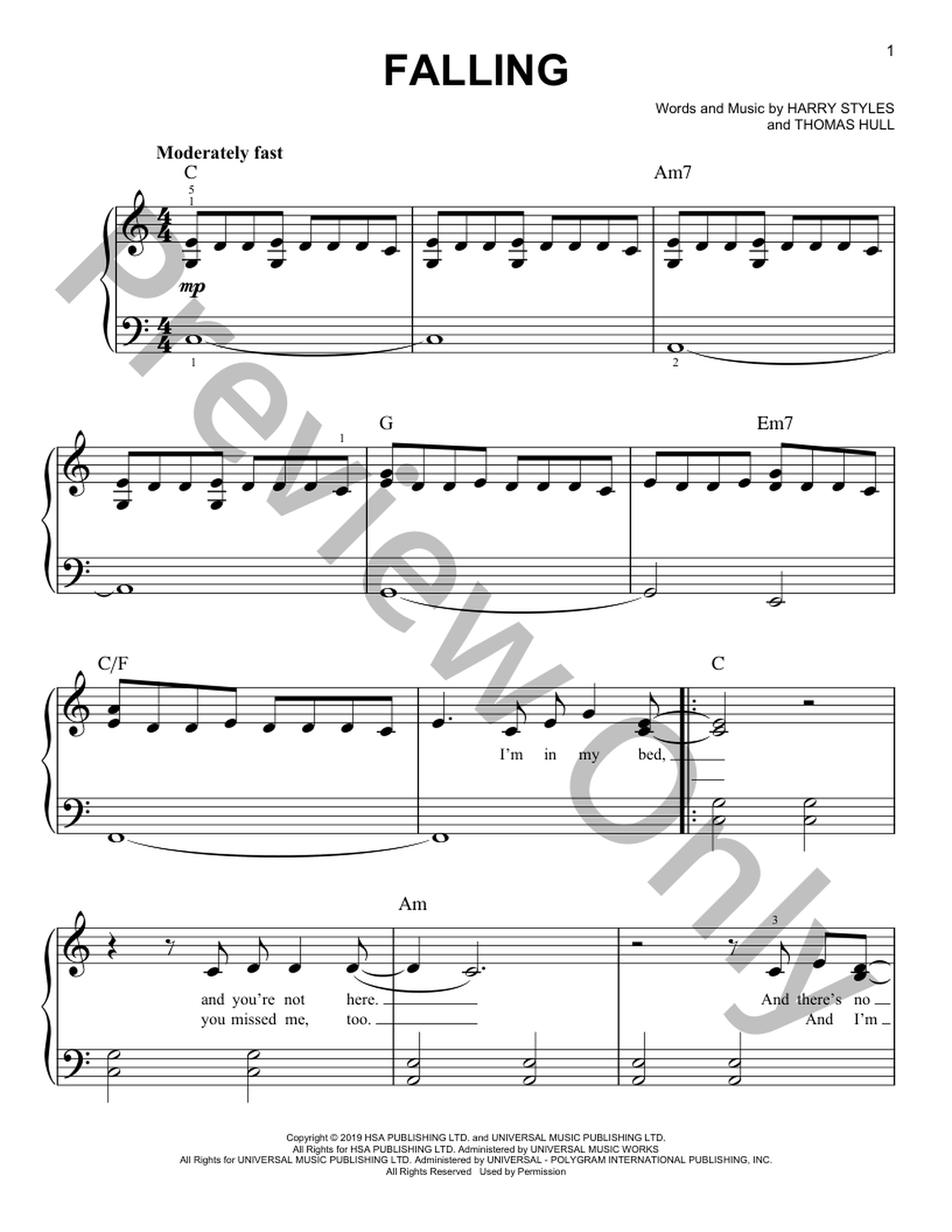 Falling | J.W. Pepper