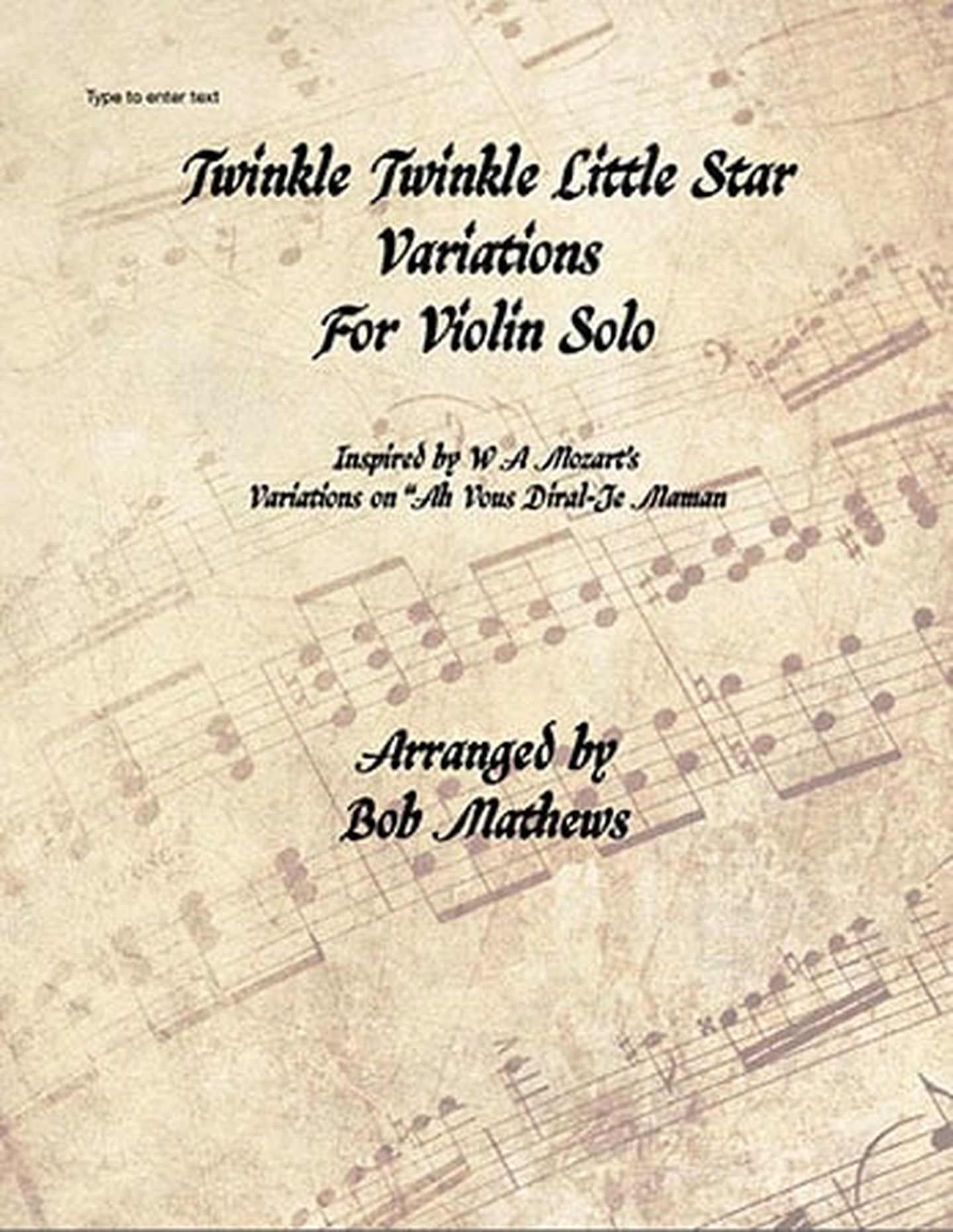 Twinkle Twinkle Little Star Variations | J.W. Pepper