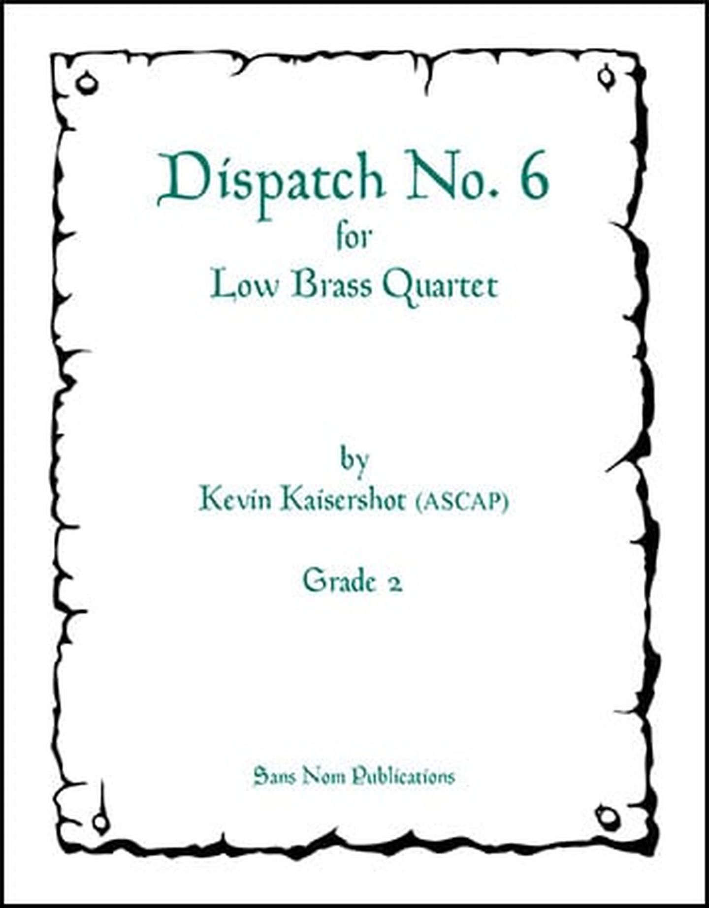 Dispatch No. 6 | J.W. Pepper