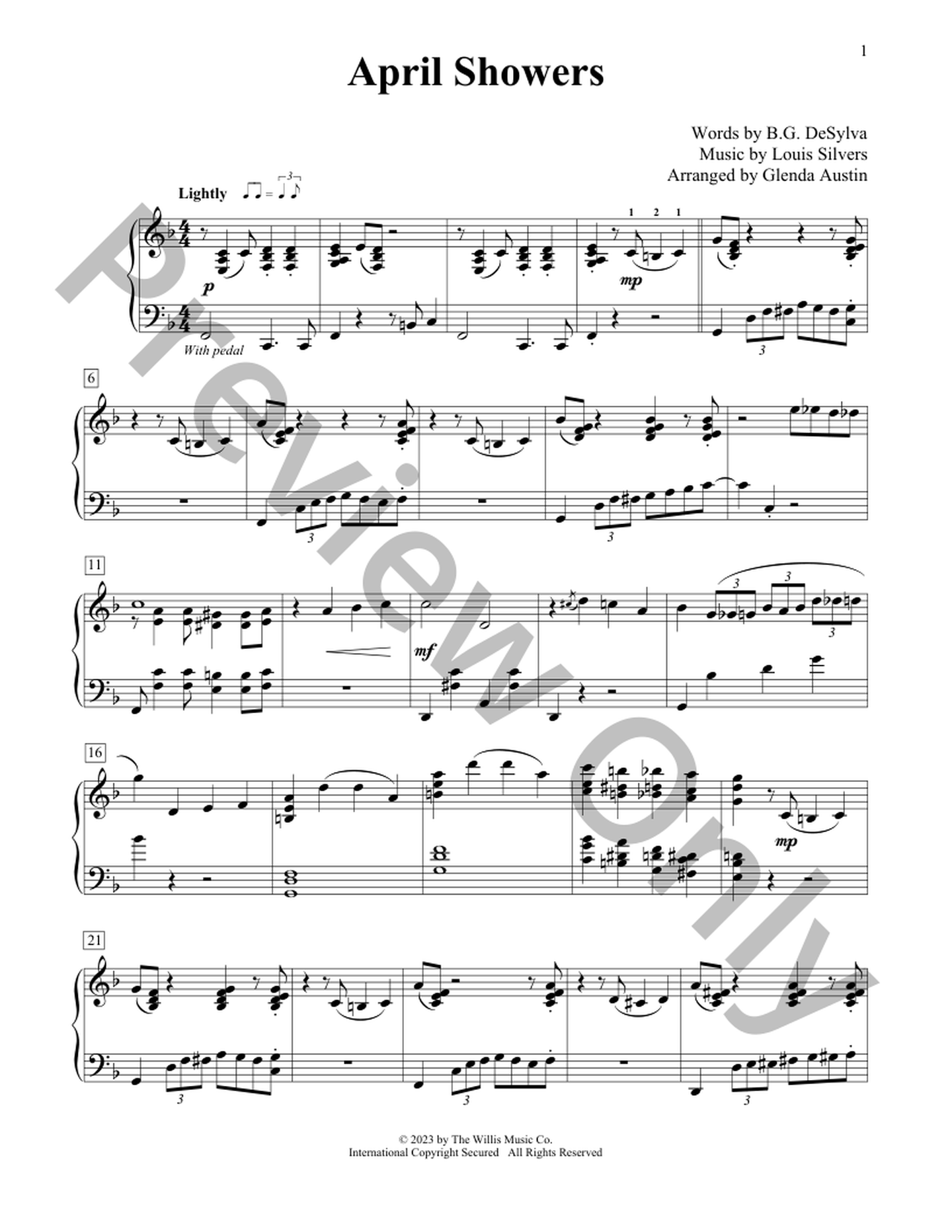 April Showers | J.W. Pepper