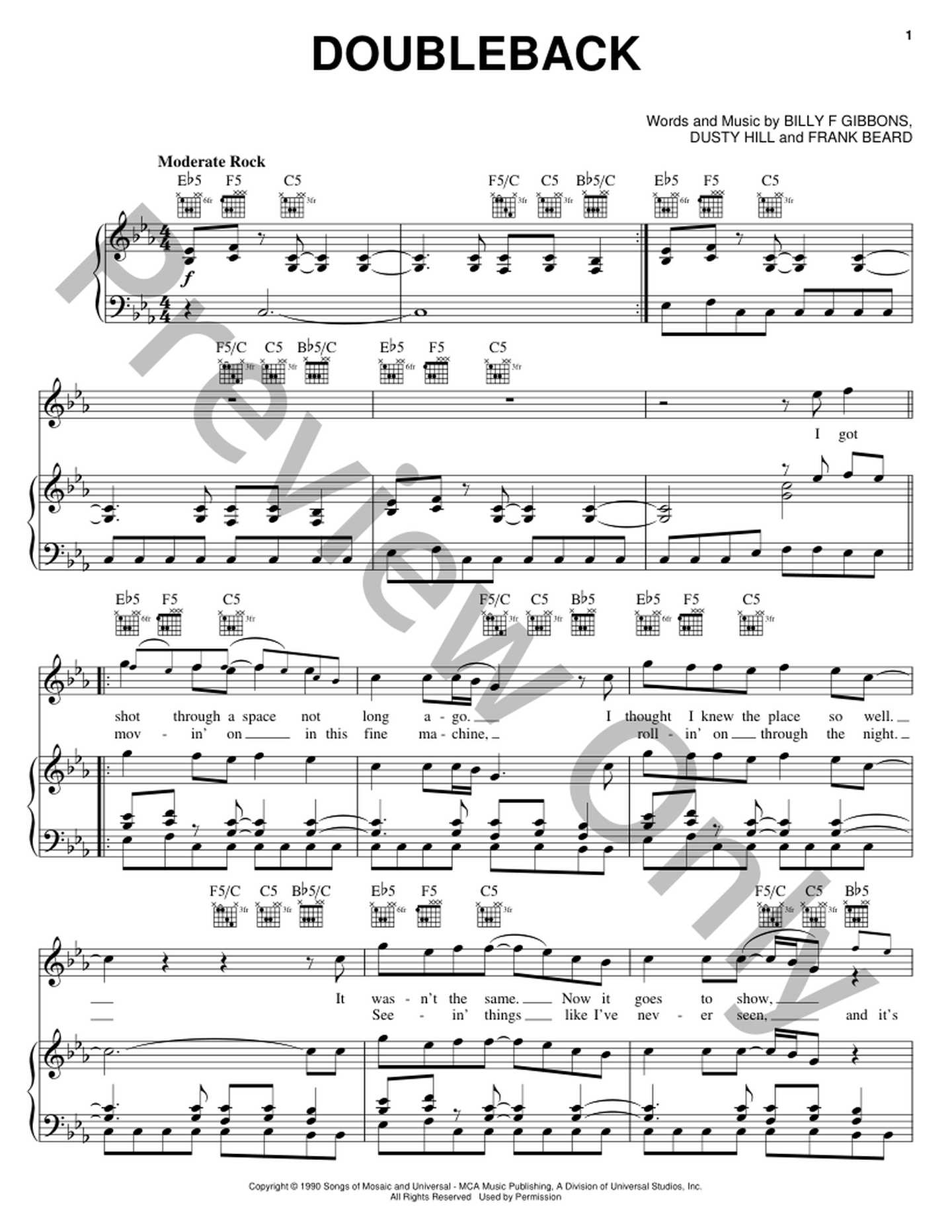 Doubleback | J.W. Pepper