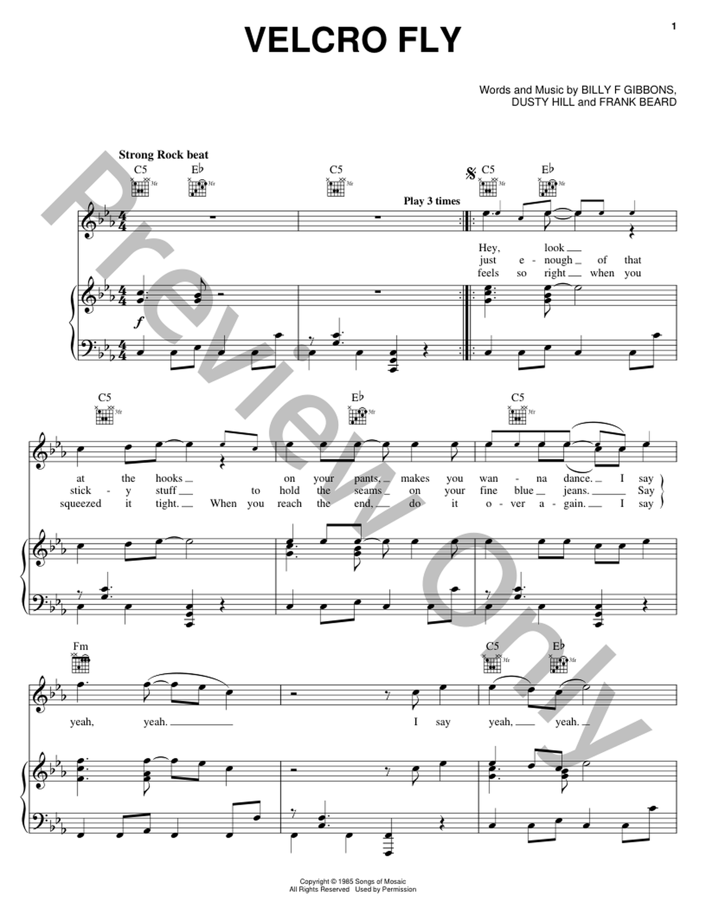 Velcro Fly | J.W. Pepper