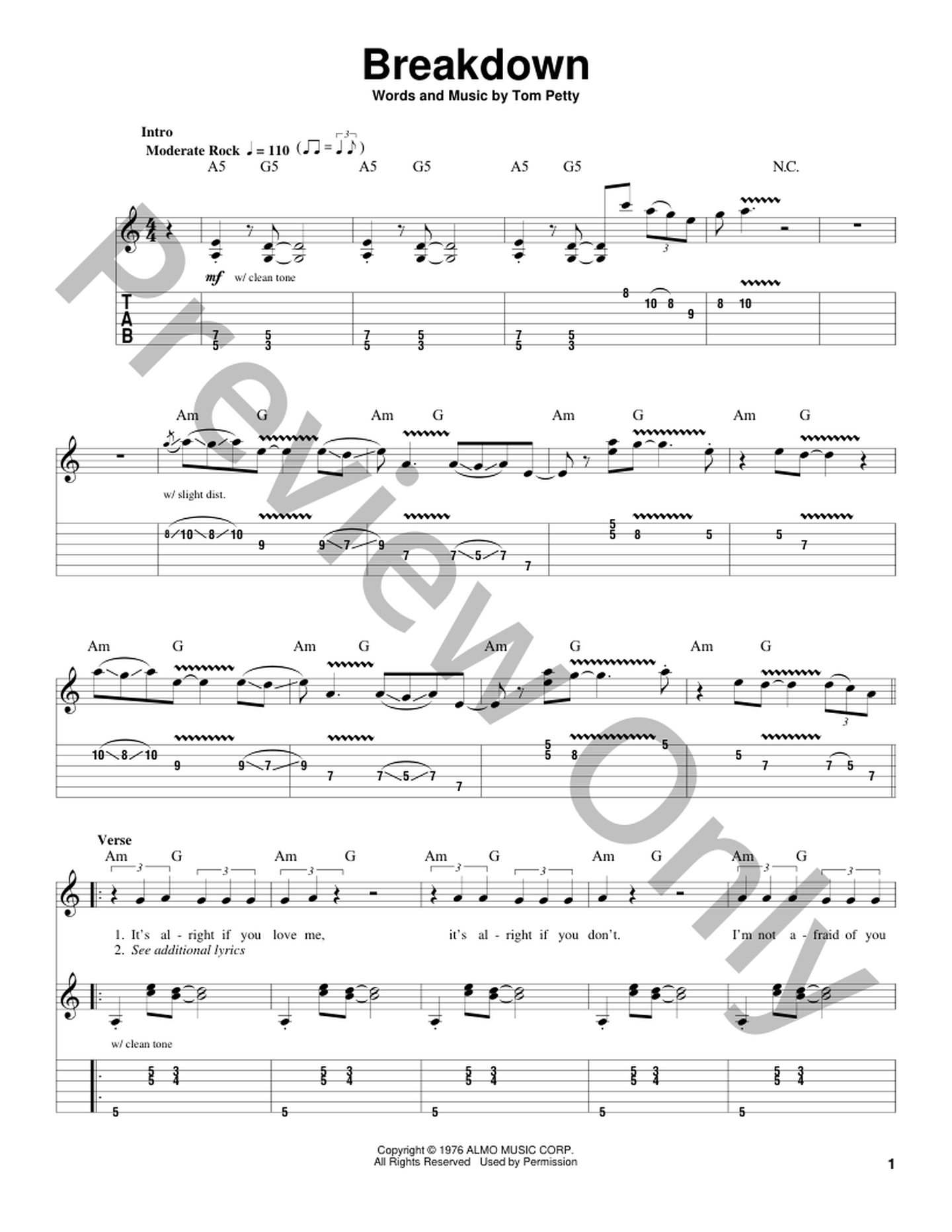 Breakdown | J.W. Pepper