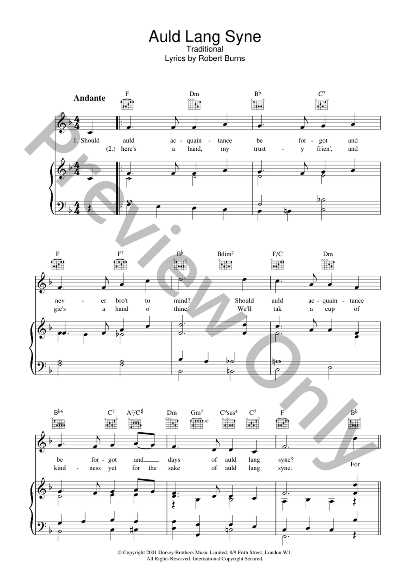 Auld Lang Syne | J.W. Pepper