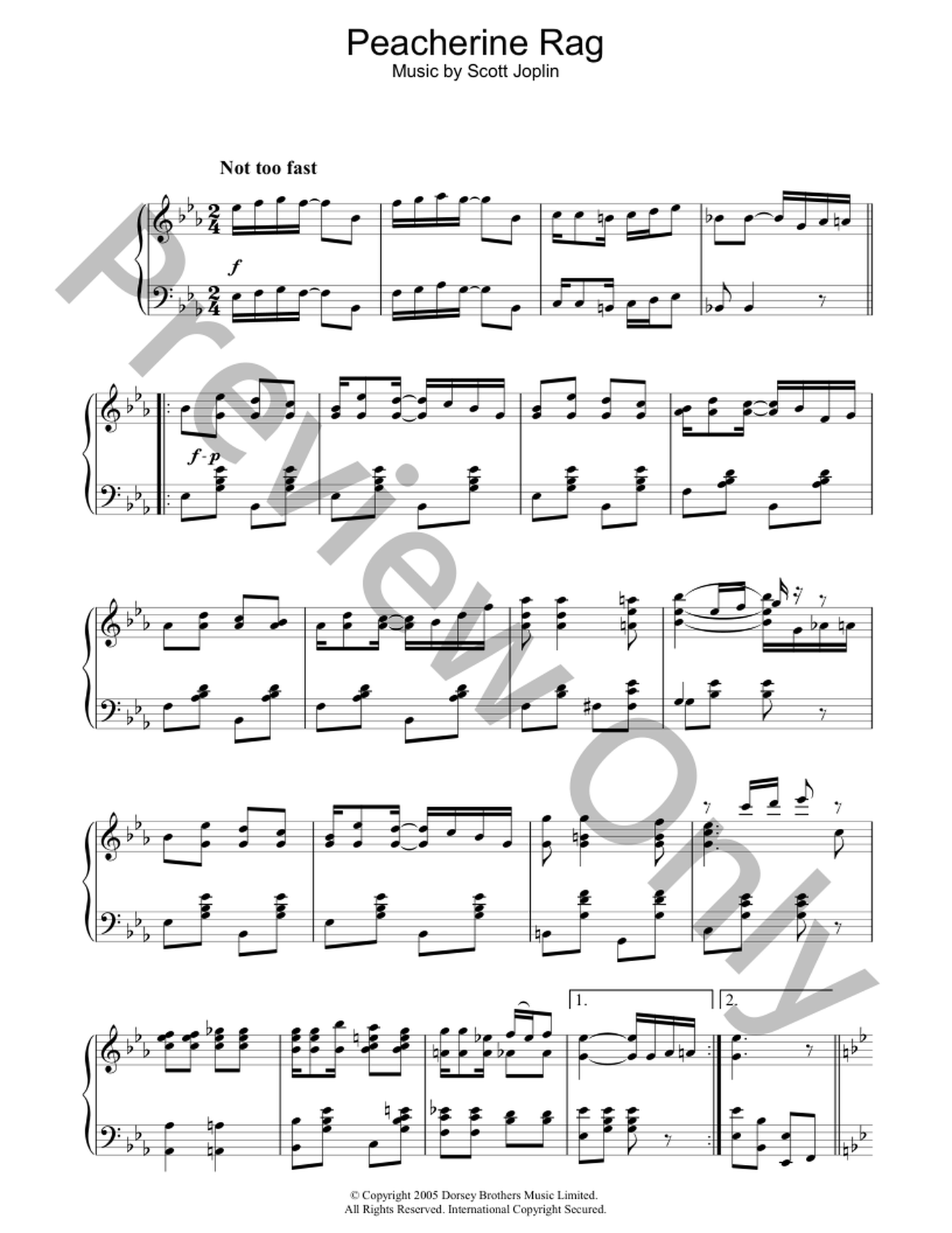 Peacherine Rag | J.W. Pepper