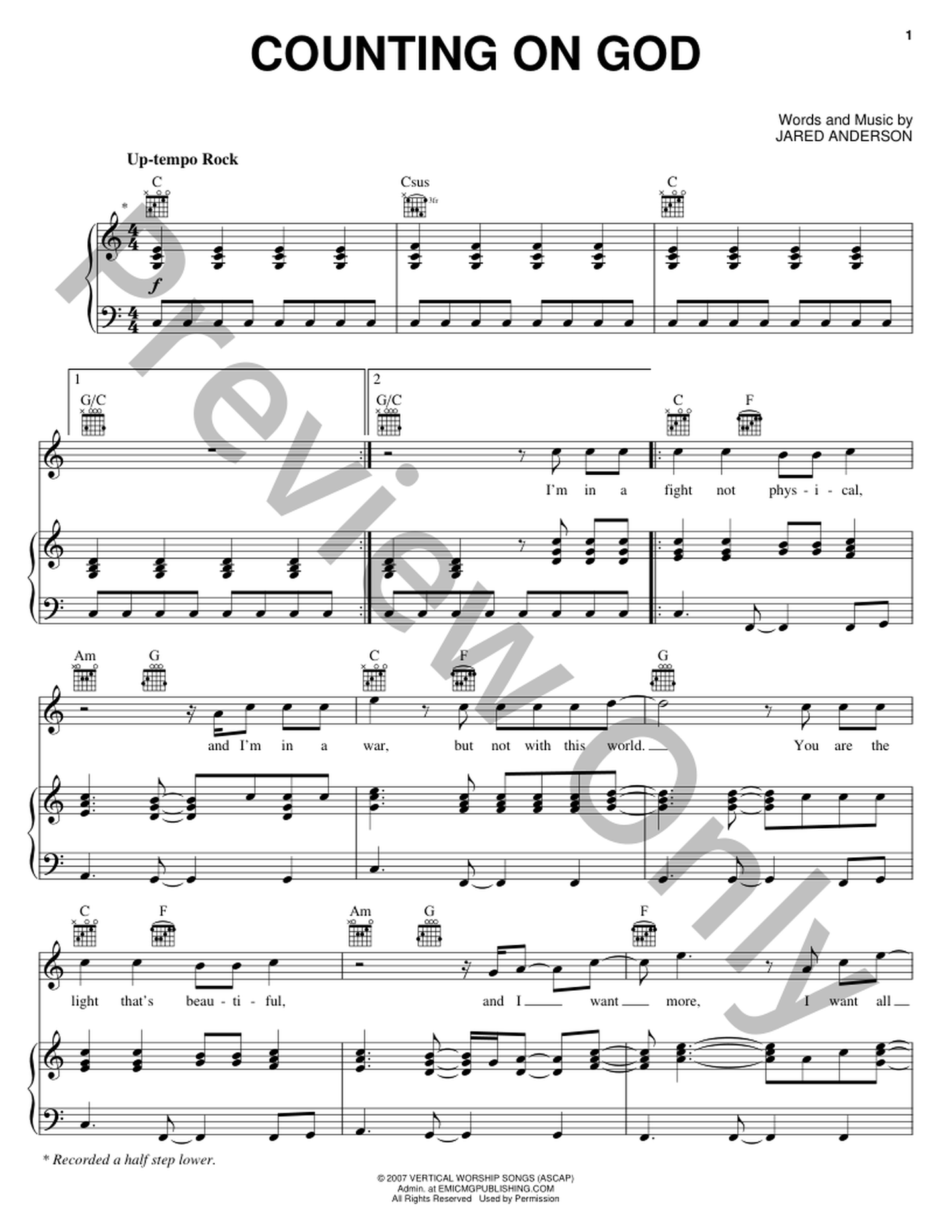 Counting on God | J.W. Pepper