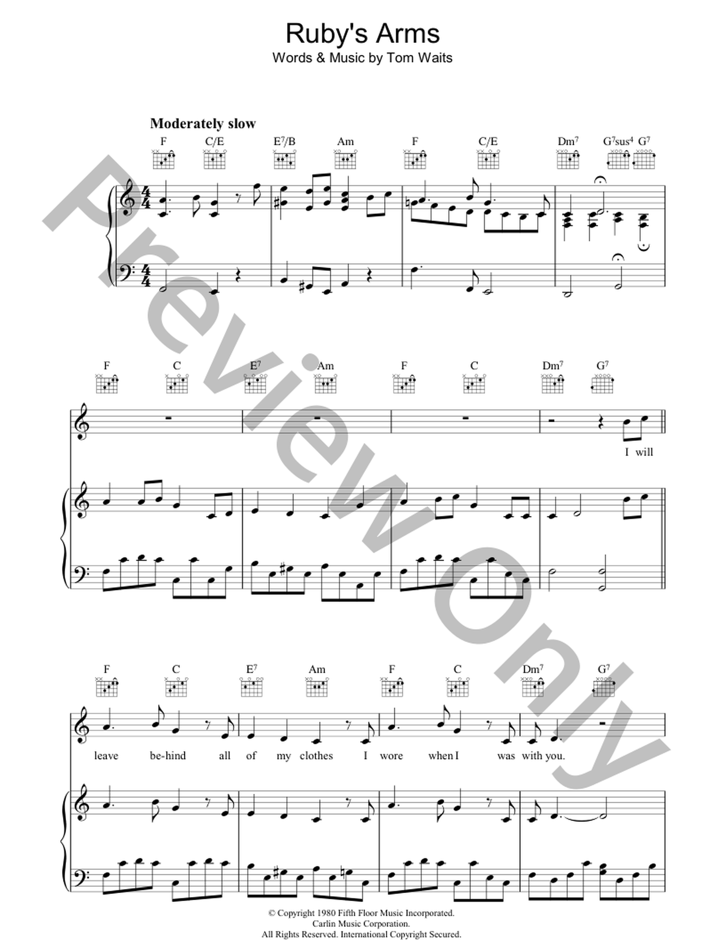 Ruby's Arms | J.W. Pepper