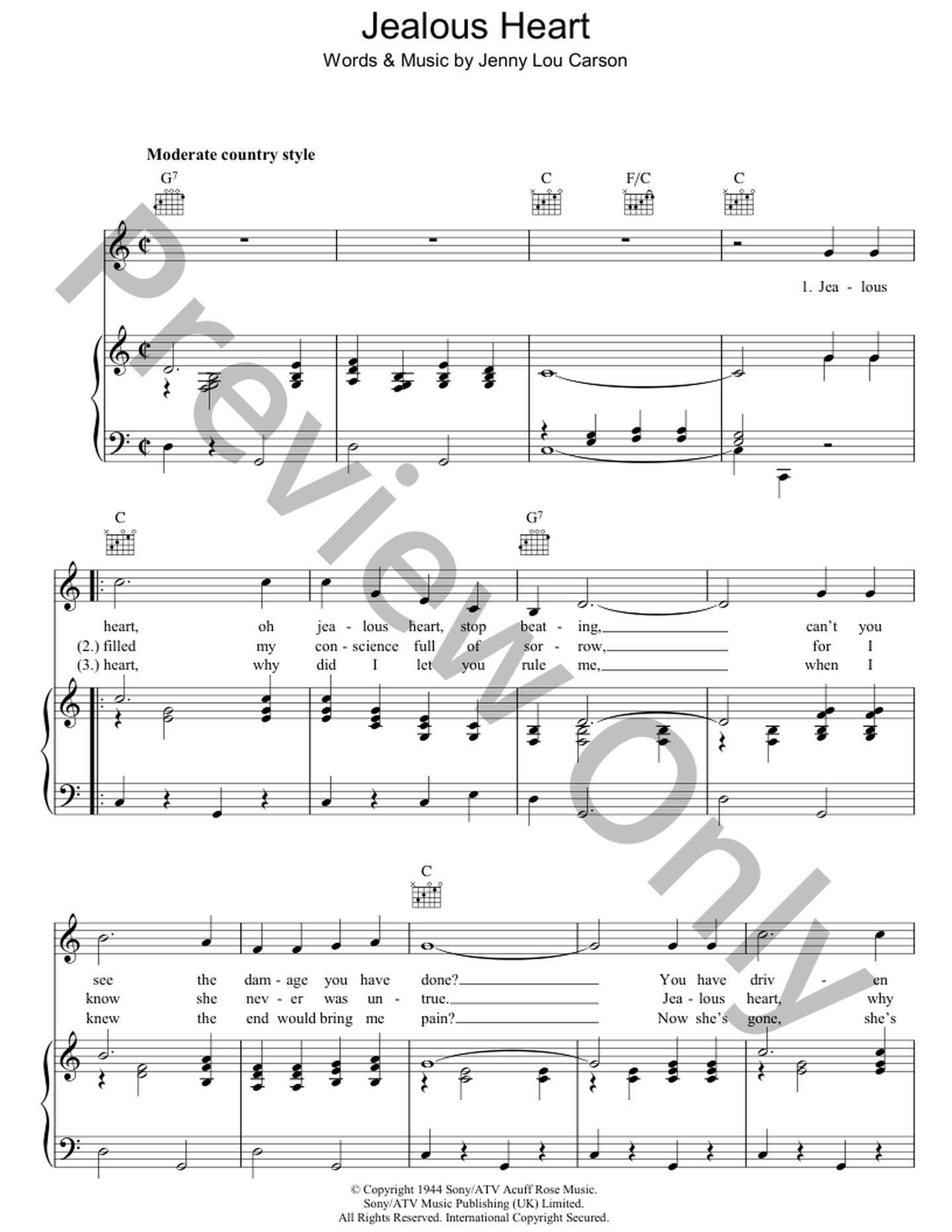 Jealous Heart | J.W. Pepper