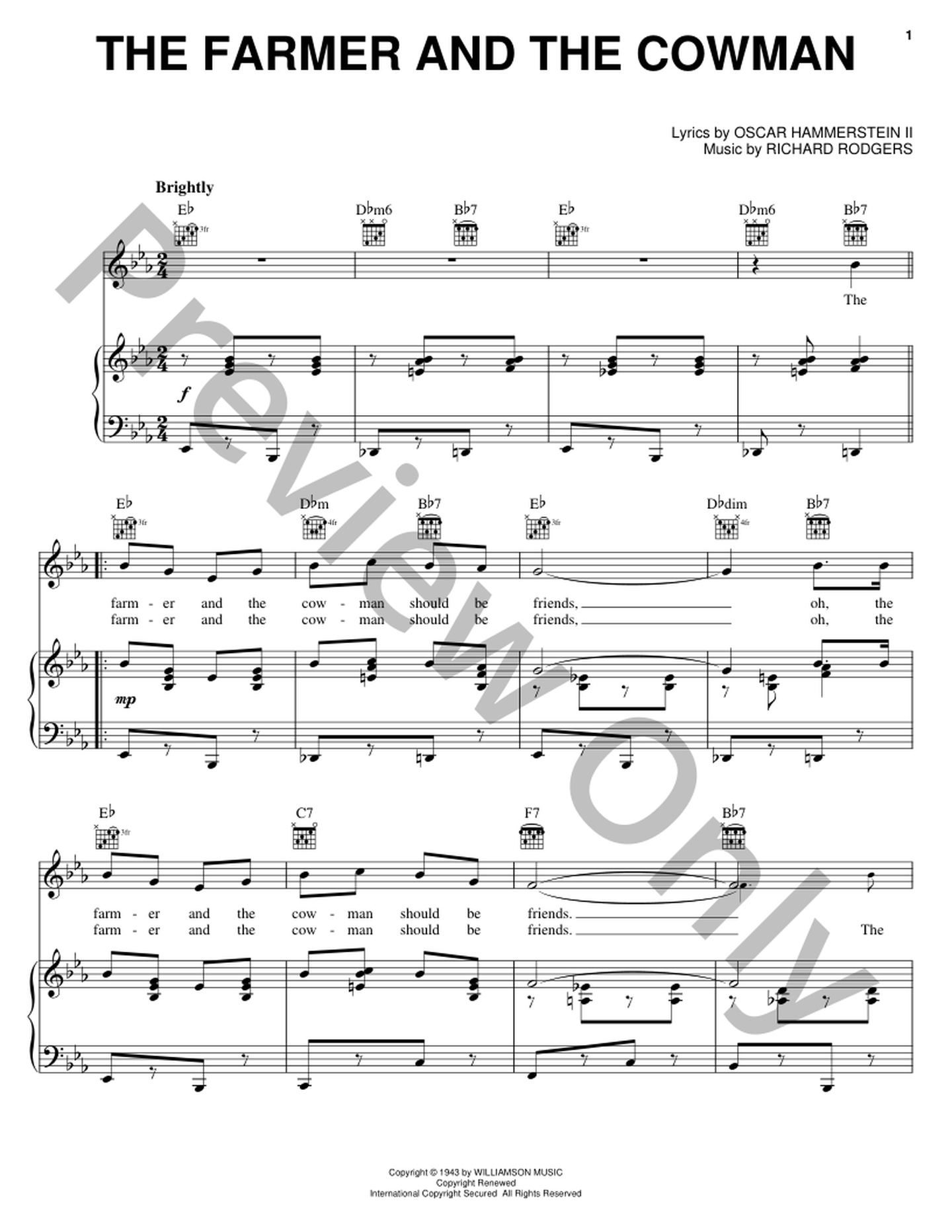 Farmer and the Cowman | J.W. Pepper