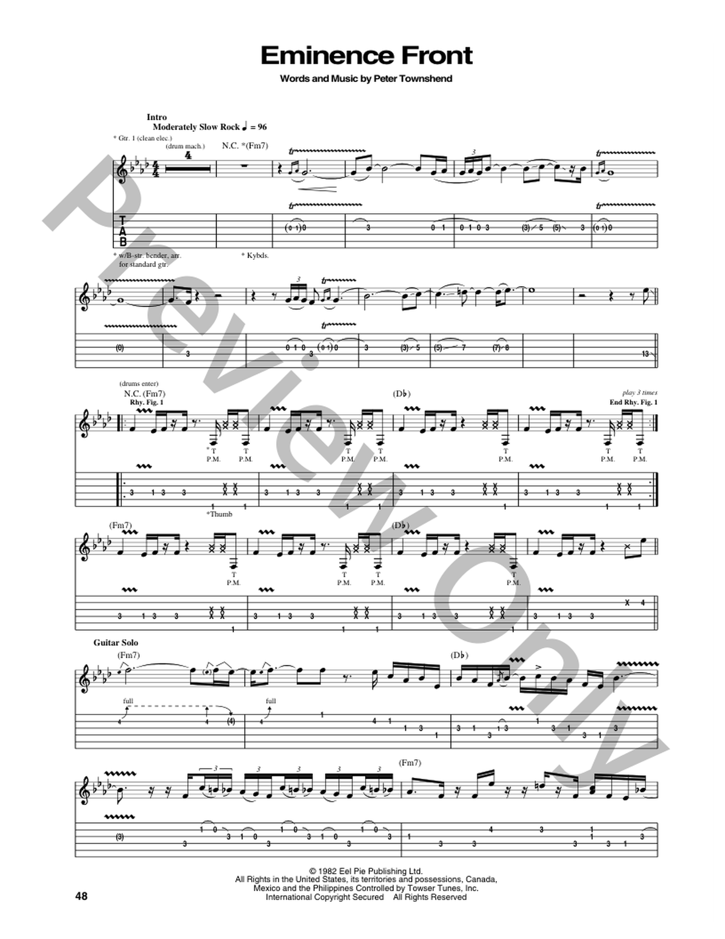 Eminence Front | J.W. Pepper