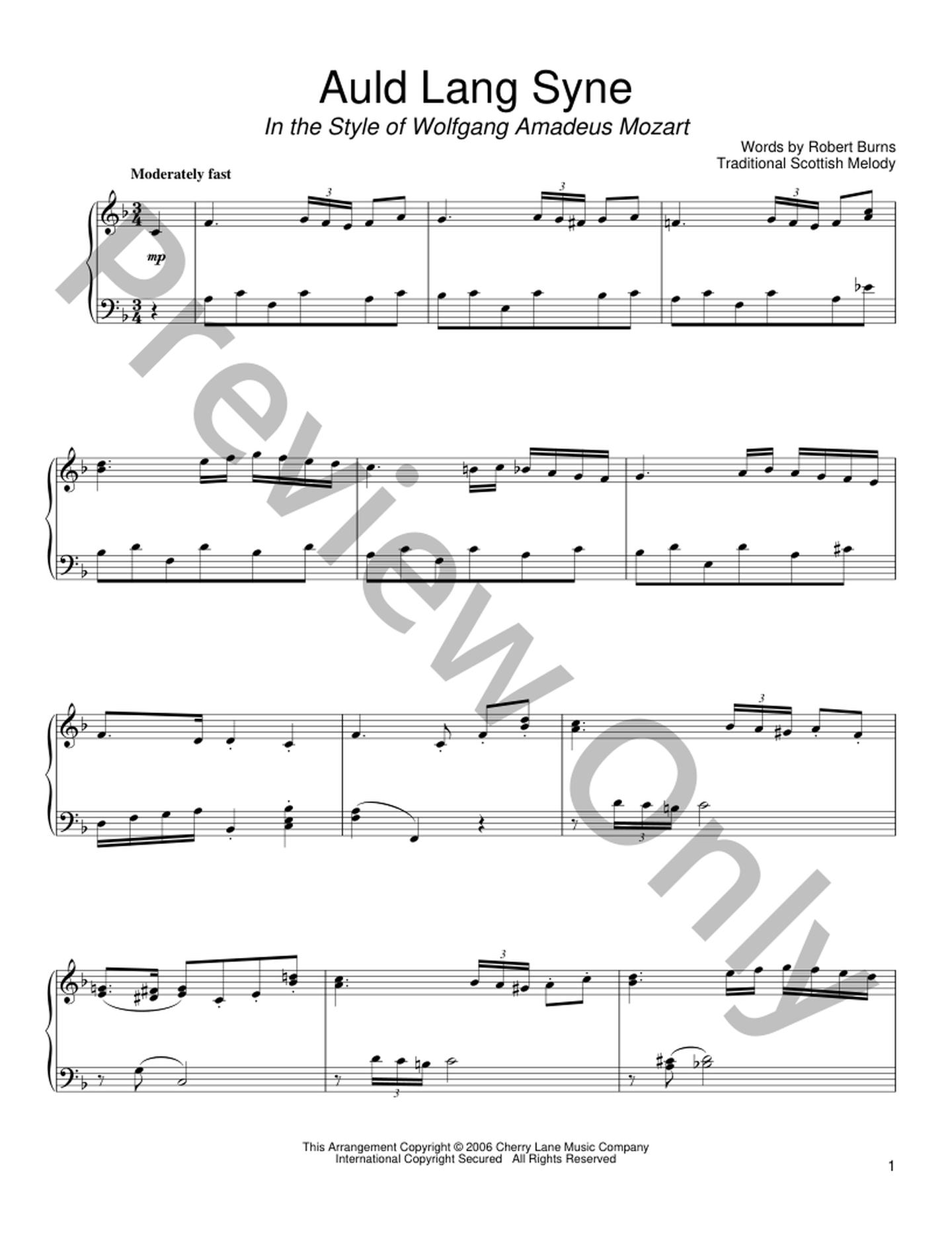 Auld Lang Syne | J.W. Pepper