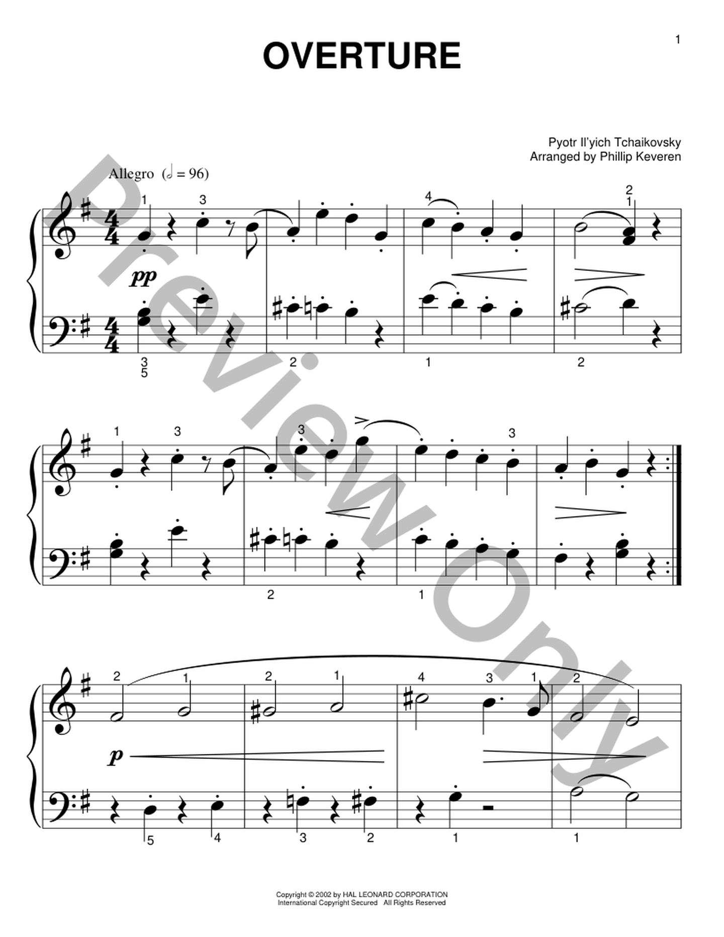 Overture | J.W. Pepper