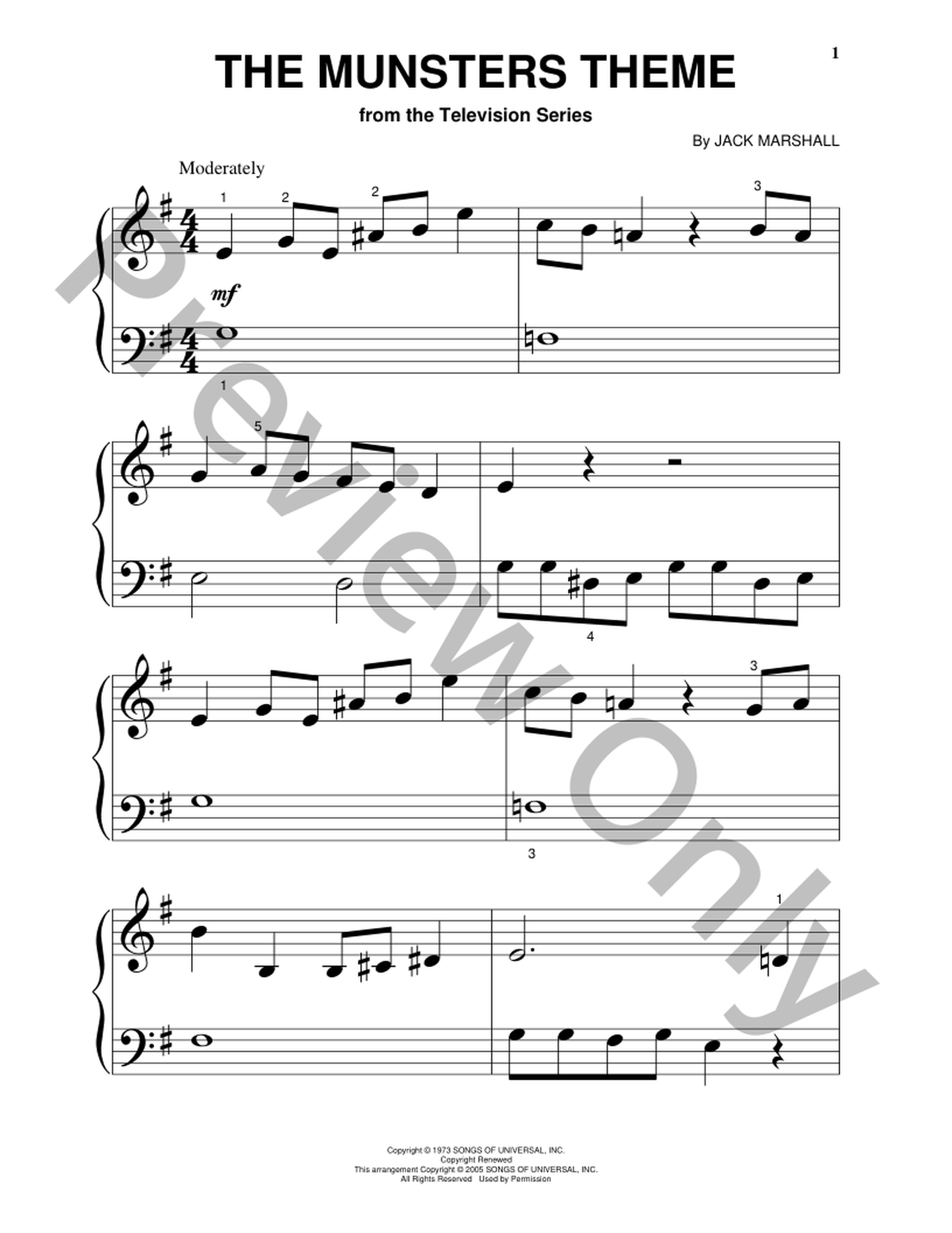The Munsters Theme | J.W. Pepper