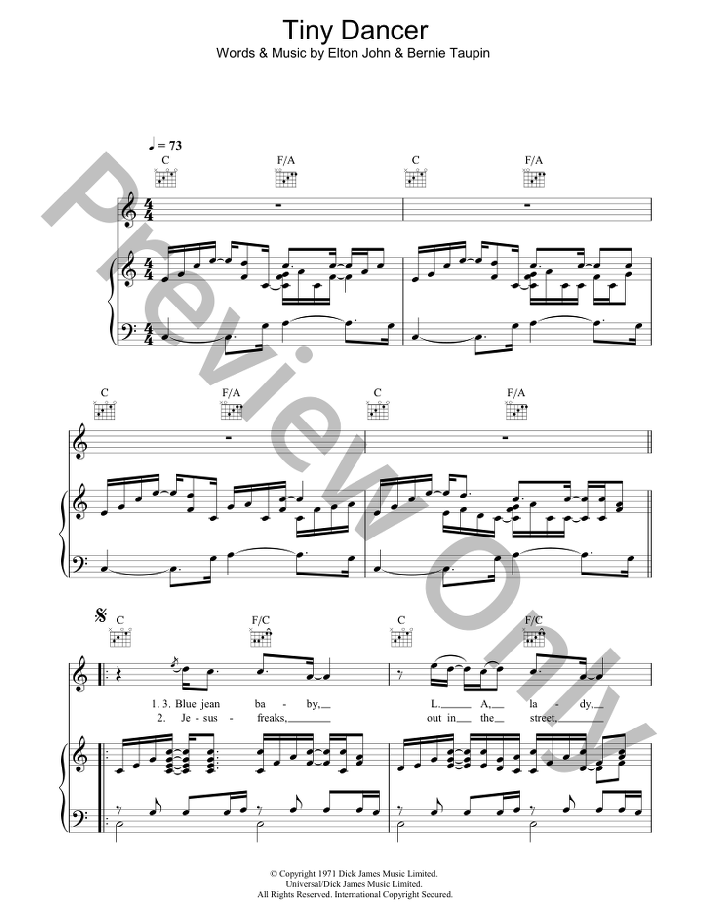 Tiny Dancer | J.W. Pepper