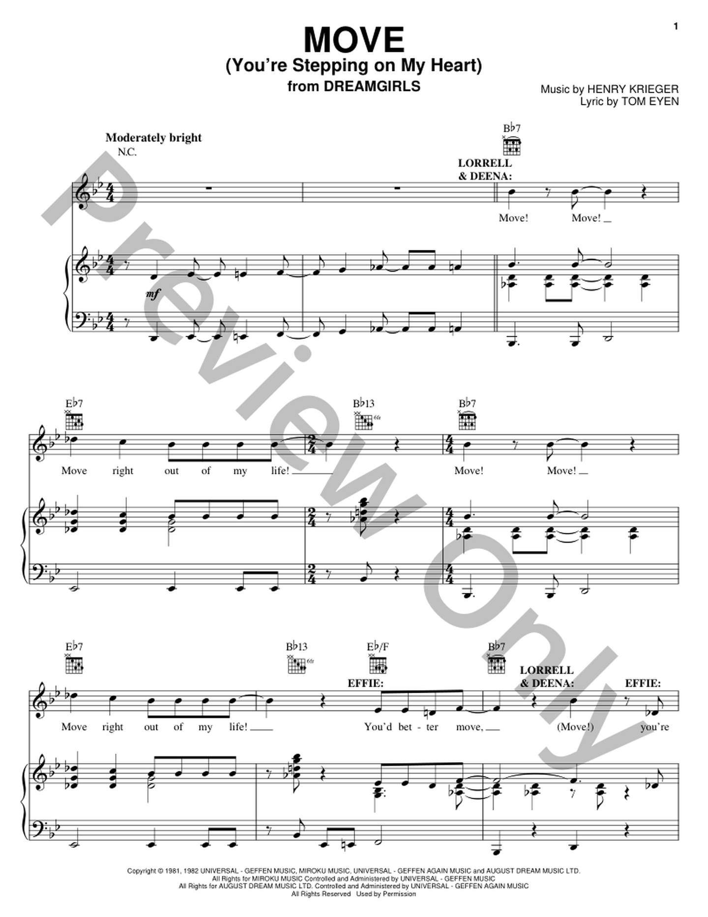Move (You're Stepping on My Heart) | J.W. Pepper