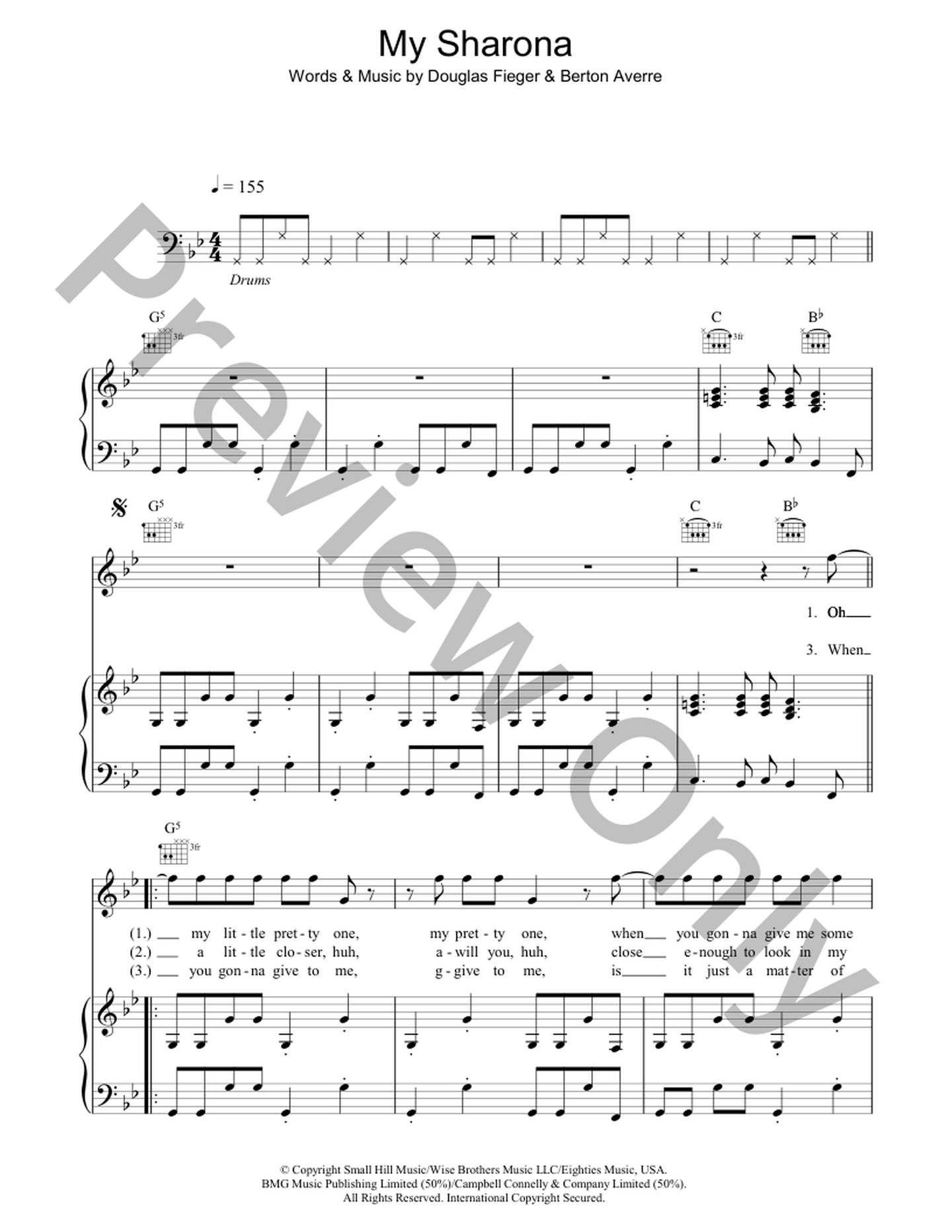 My Sharona | J.W. Pepper