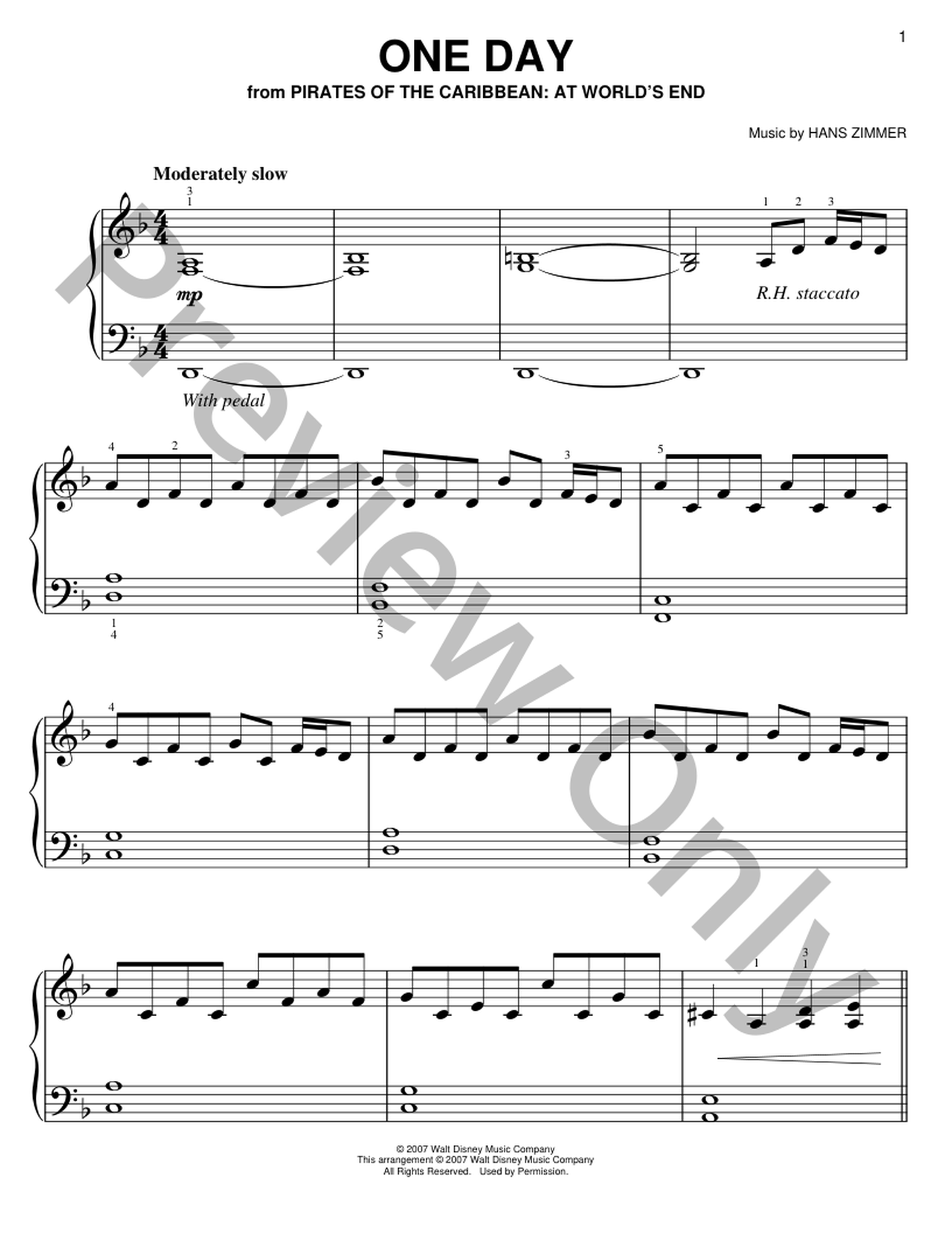 One Day | J.W. Pepper