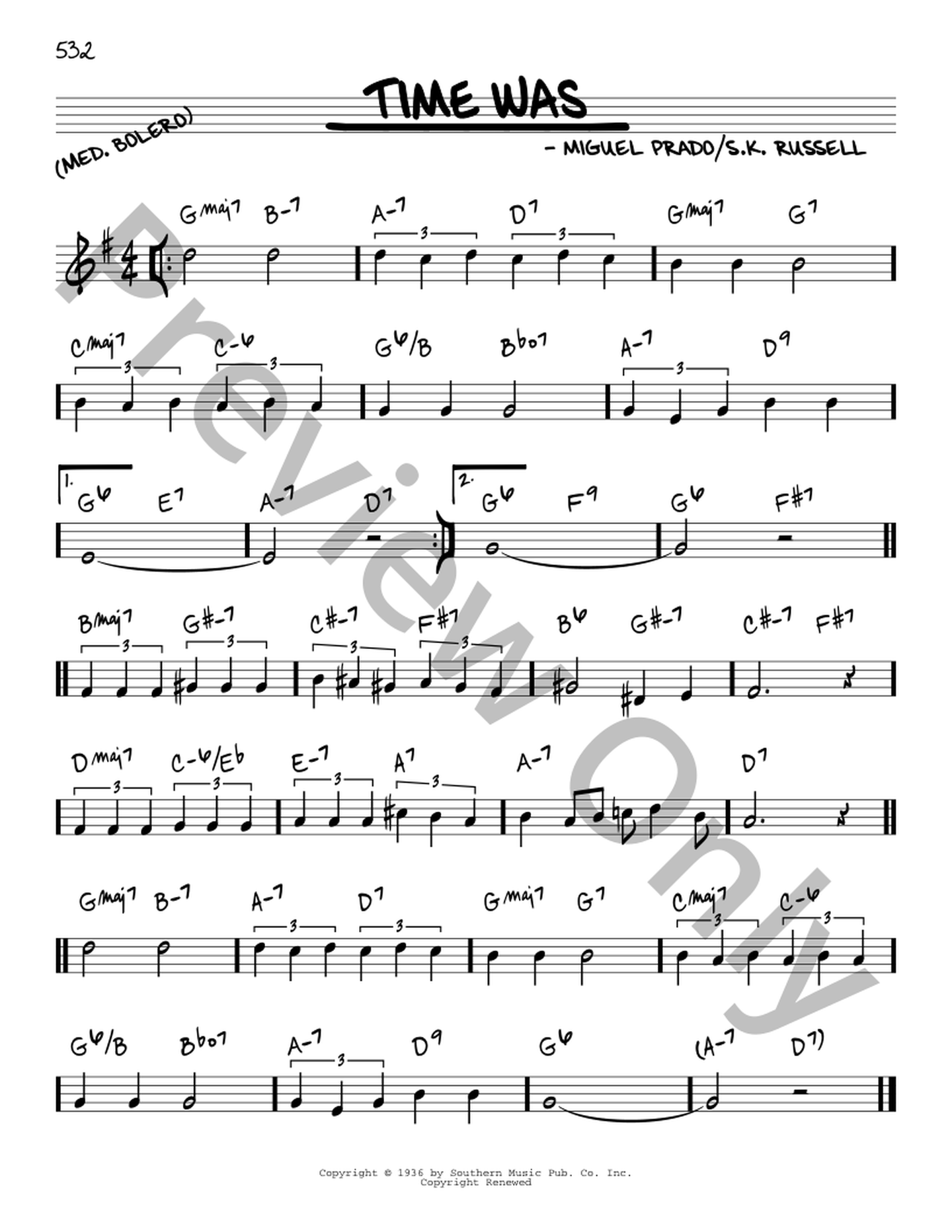 Time Was | J.W. Pepper