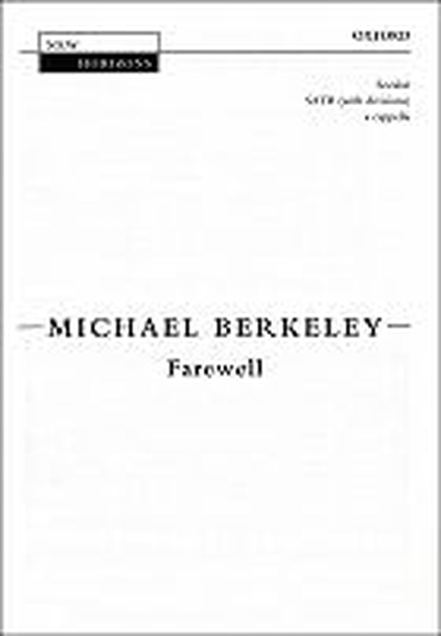 Farewell | J.W. Pepper