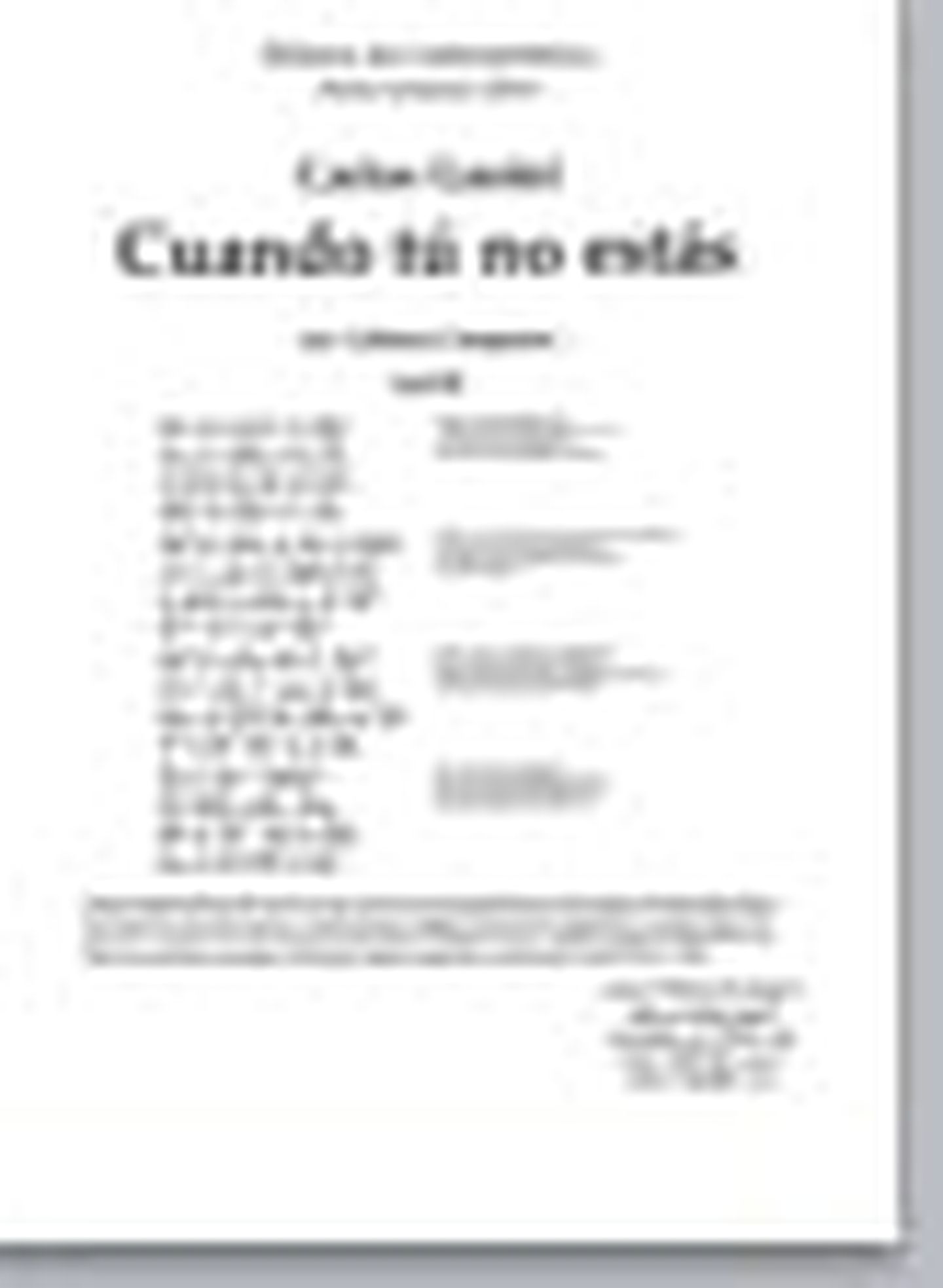 Cuando Tu No Estas | J.W. Pepper