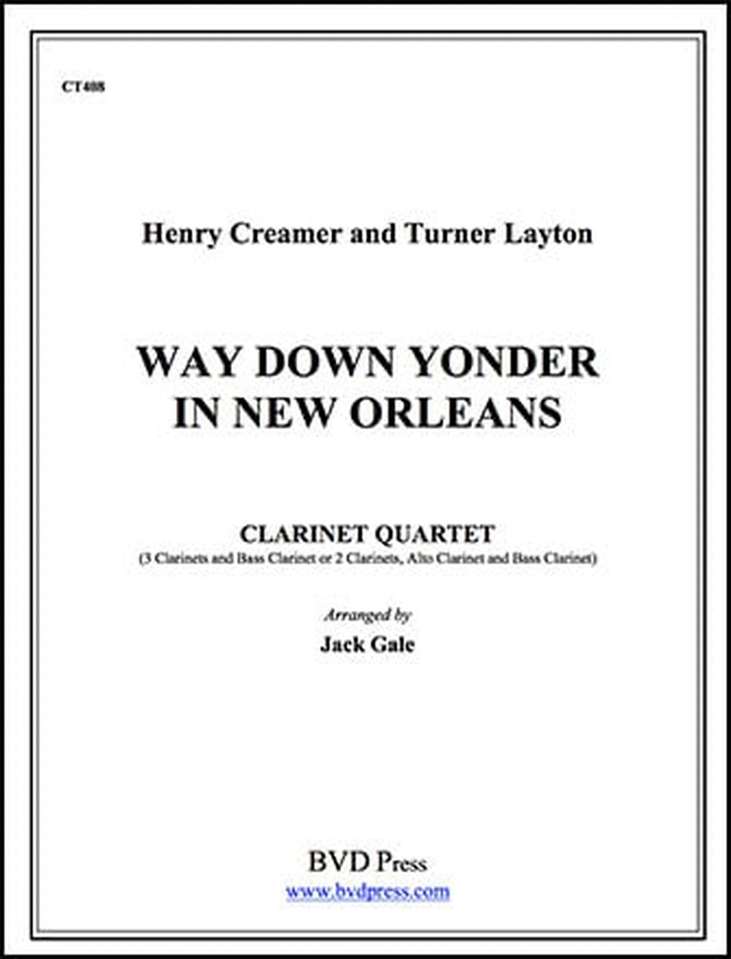 Way down Yonder in New Orlea-Clarinet 4 | J.W. Pepper