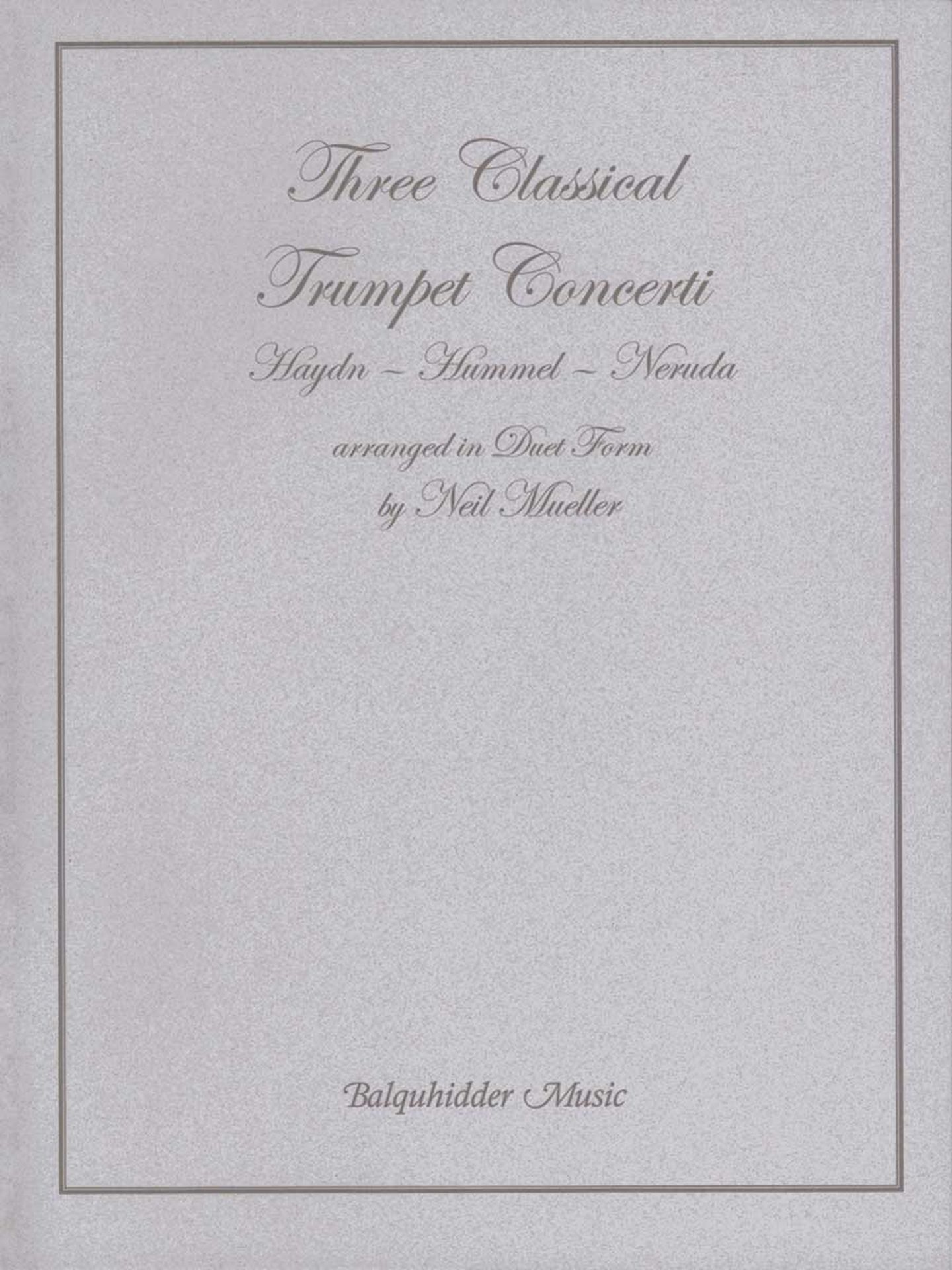Three Classical Trumpet Concerti | J.W. Pepper