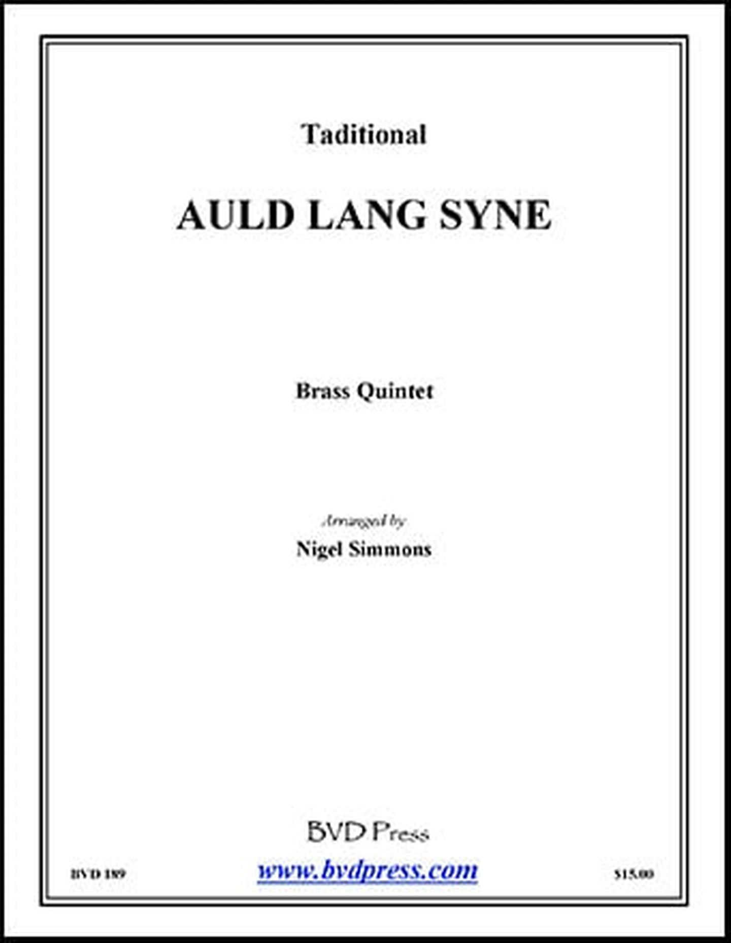 Old Lang Syne | J.W. Pepper