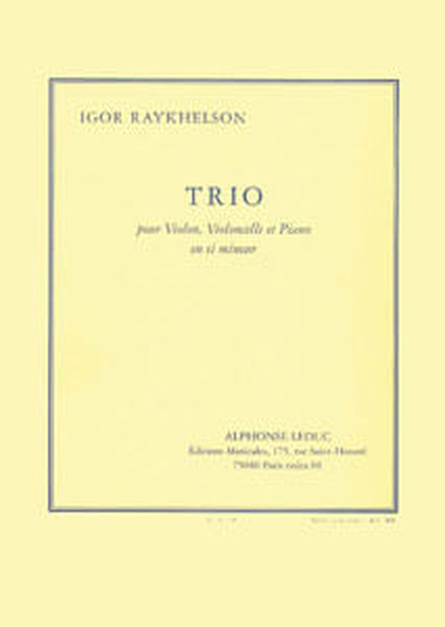 Trio | J.W. Pepper