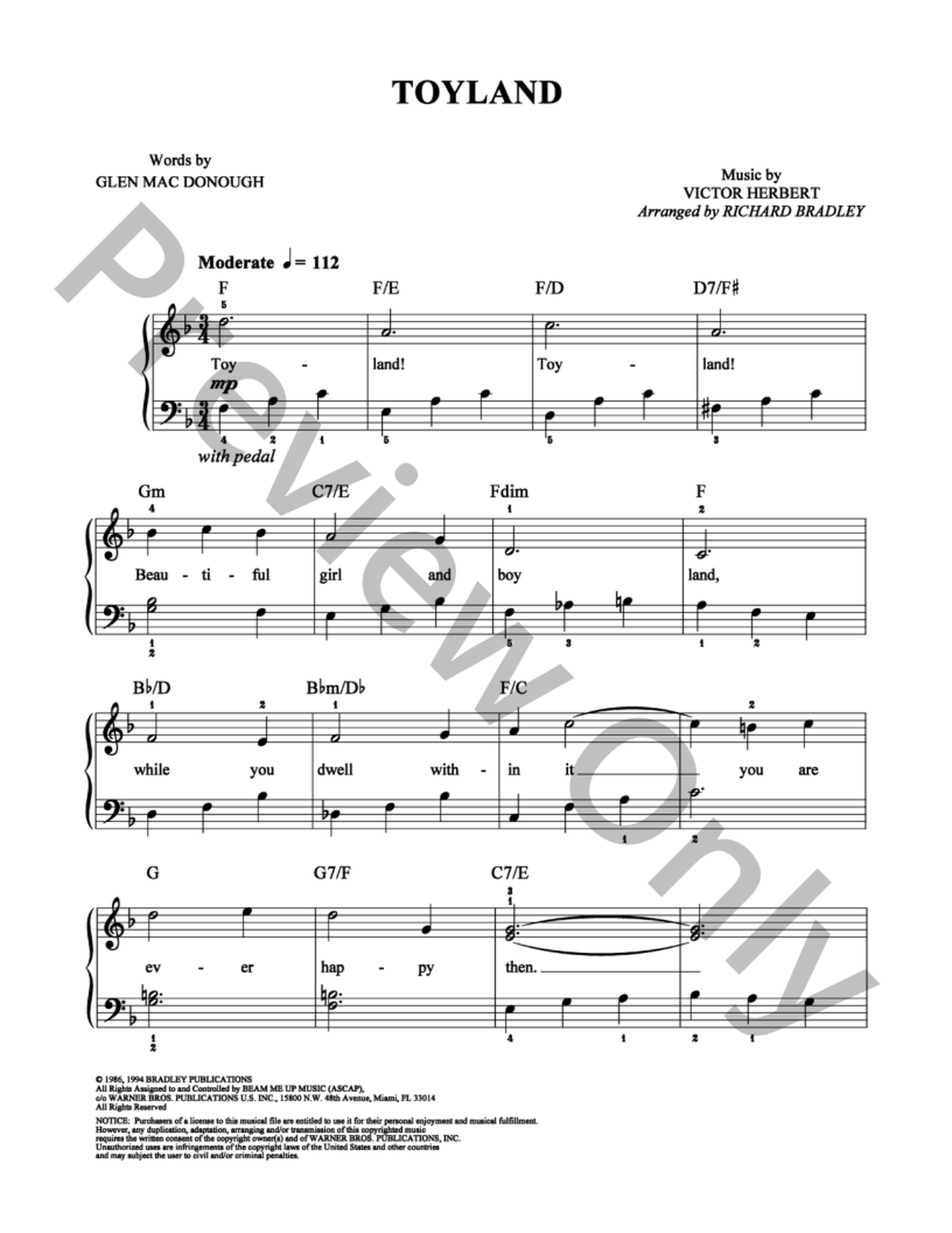Toyland | J.W. Pepper