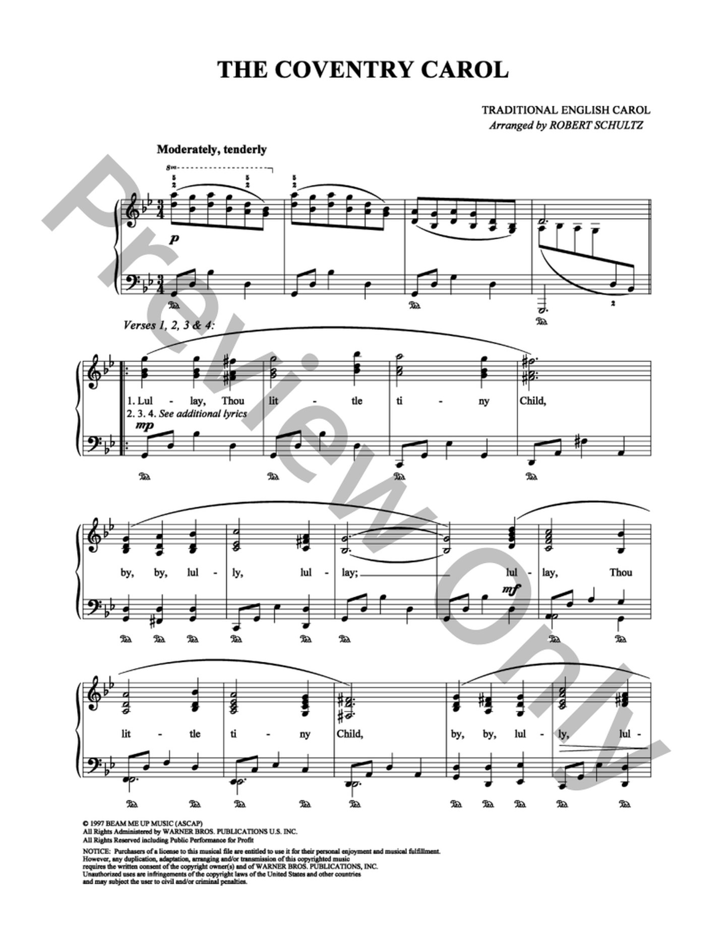 Coventry Carol | J.W. Pepper